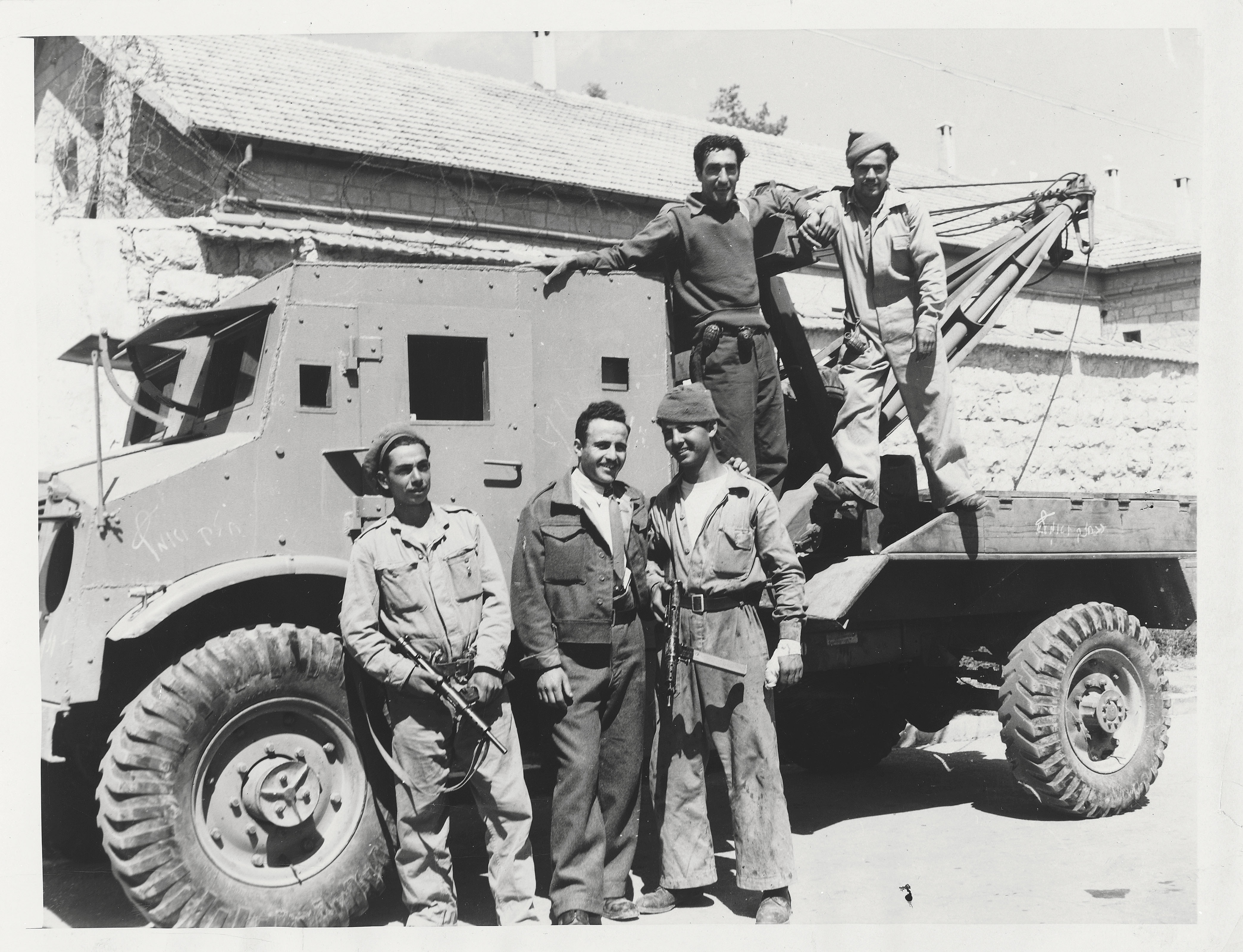 PALESTINE — PRESS PHOTOGRAPHS OF HAGANAH AND IRGUN MILITARY ACTIVITY ...
