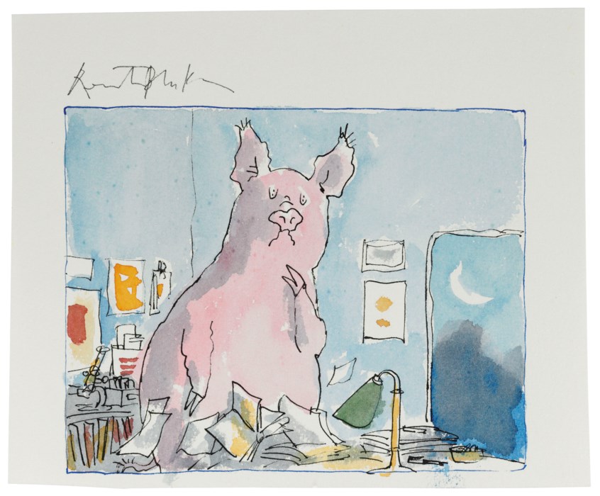 Quentin Blake (b. 1932), The Pig | Christie's