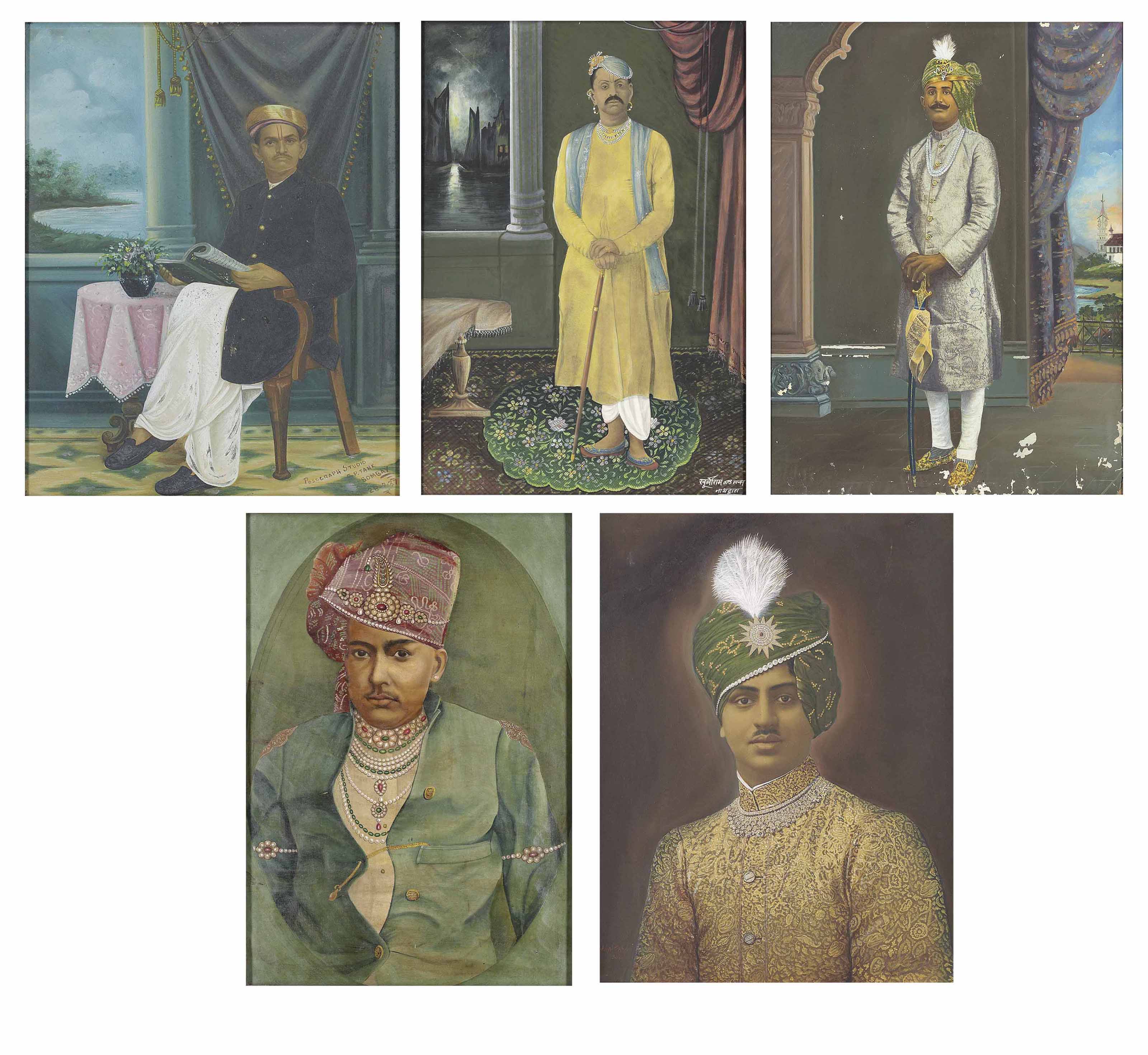 Portraits Portraits of Indian types - auctions & price archive