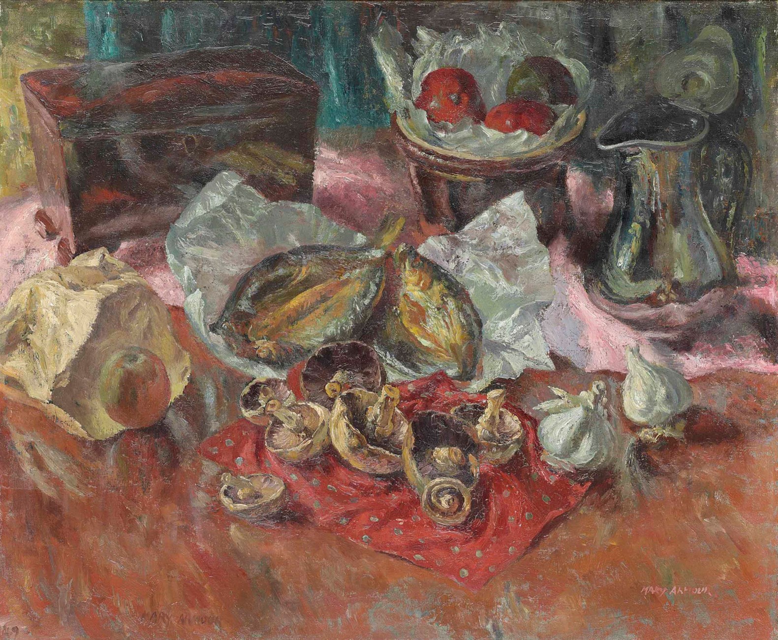 MARY NICOL NEIL ARMOUR, R.S.A., R.S.W. (British, 1902-2000), Smokies ...