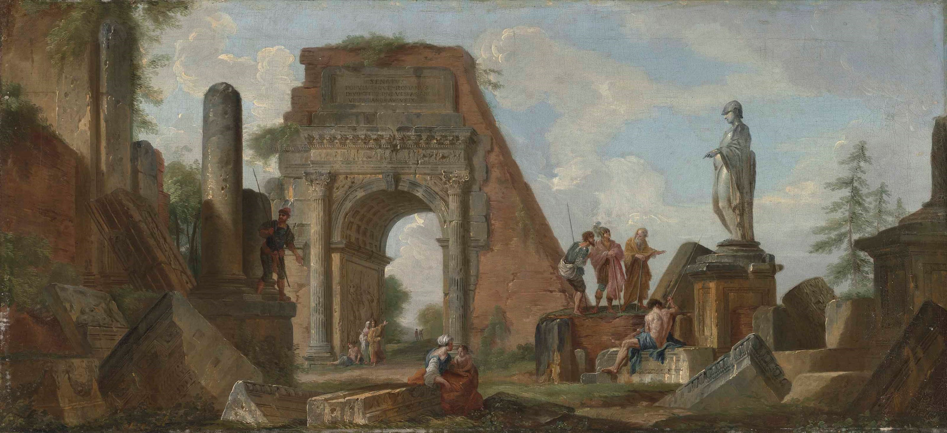 Attributed to Giovanni Paolo Panini (Italian, 1691-1765), An ...