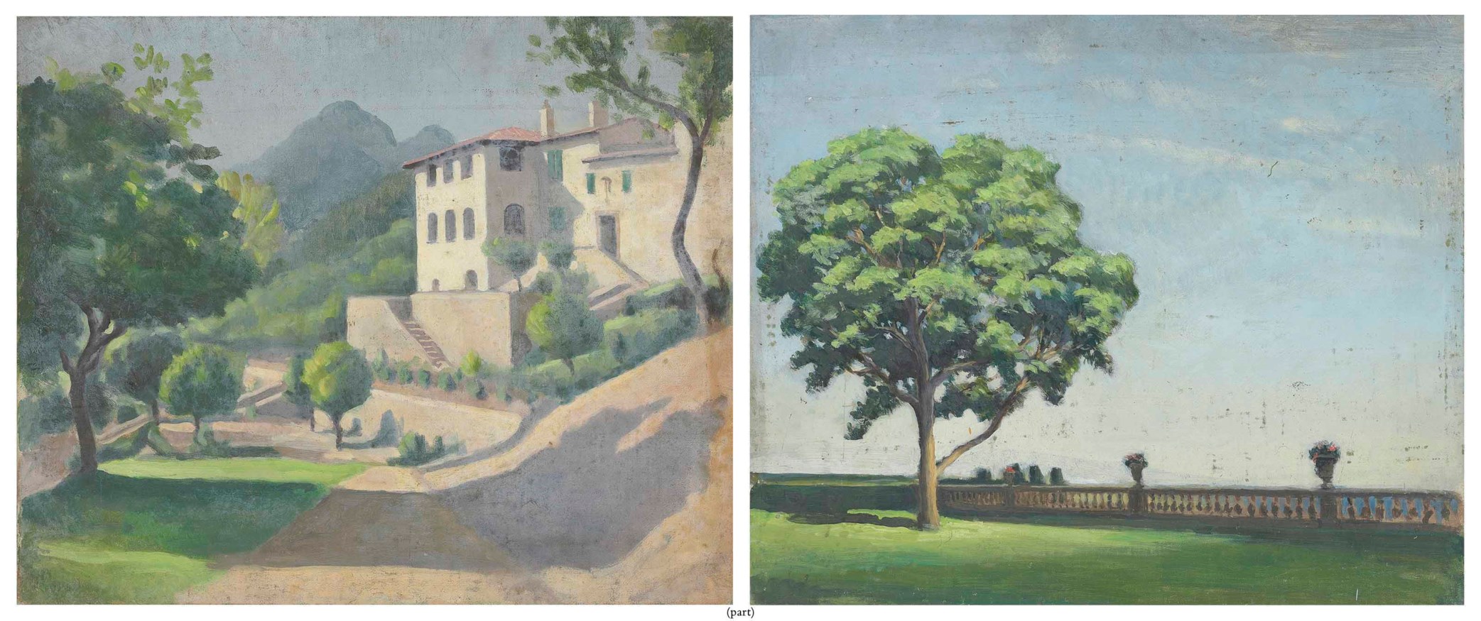 GERALD TYRWHITT-WILSON, LORD BERNERS (BRITISH, 1883-1950), Five views ...