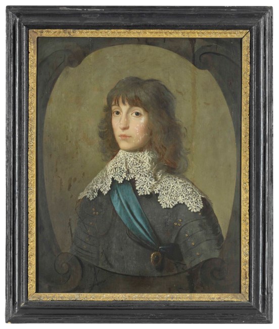 Studio of Gerrit van Honthorst (Dutch, 1592-1656), Portrait of one of ...