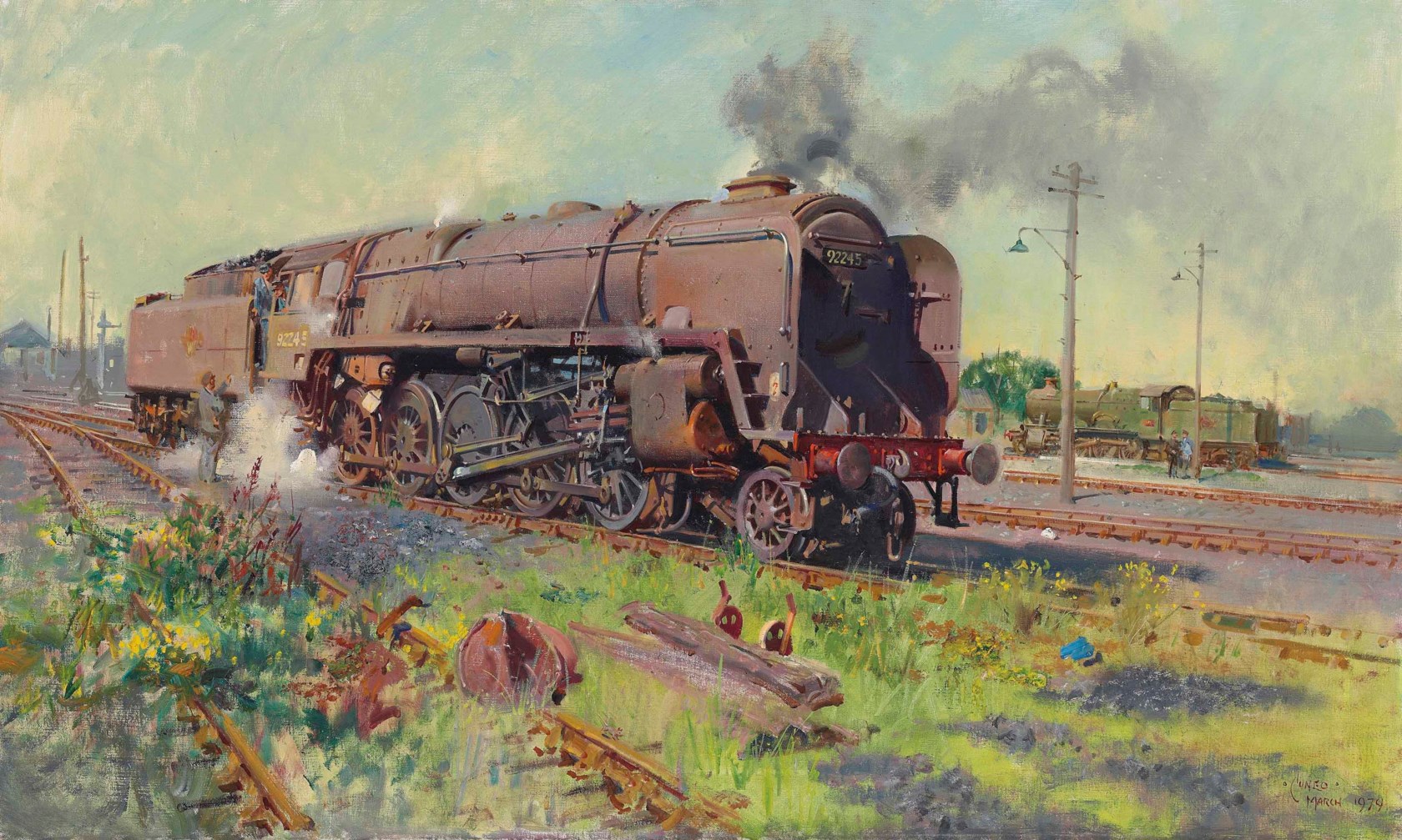 Terence Cuneo (1907-1996), Autumn of Steam | Christie's