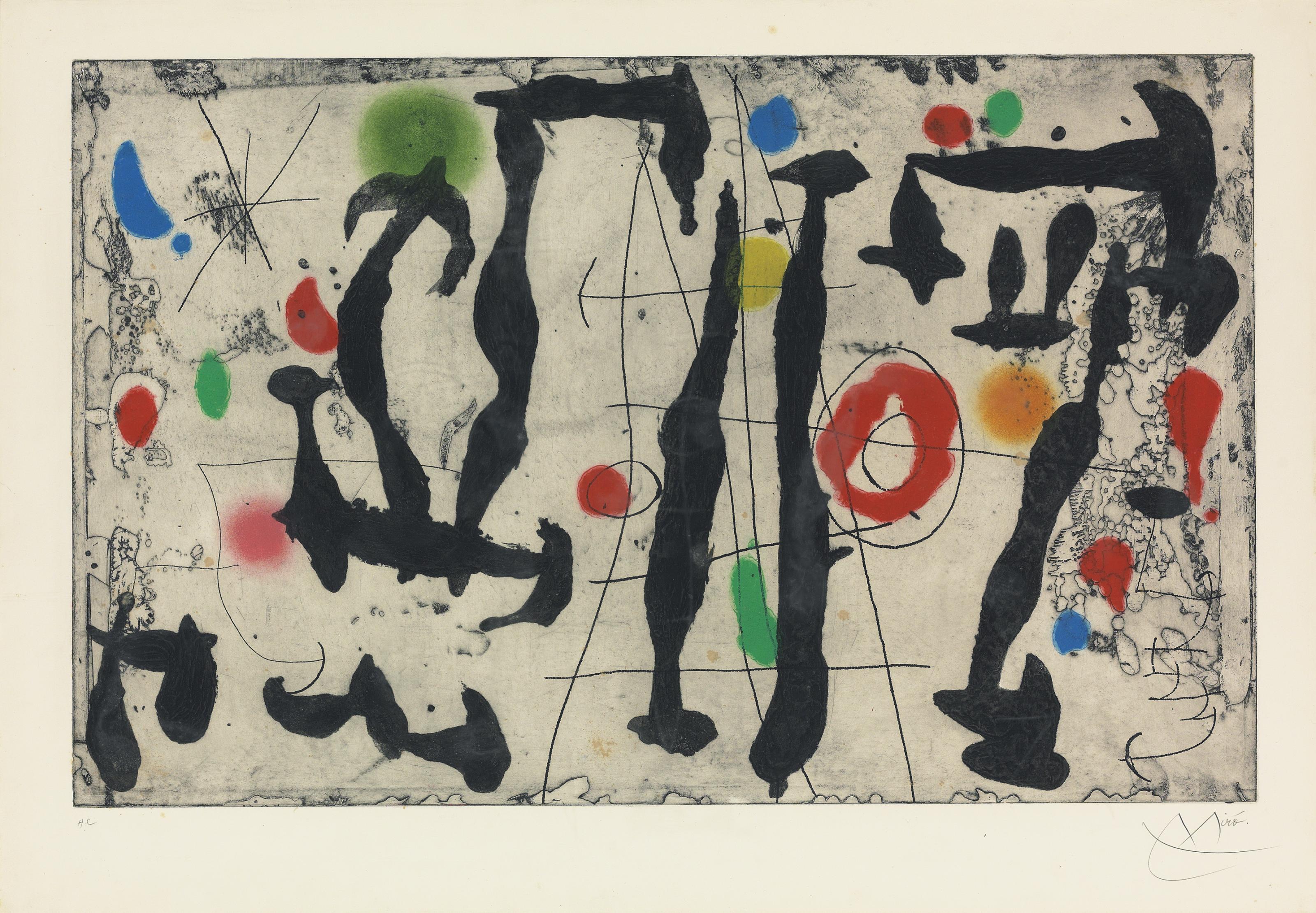 JOAN MIRO (1893-1983), Trace sur la Paroi IV | Christie’s