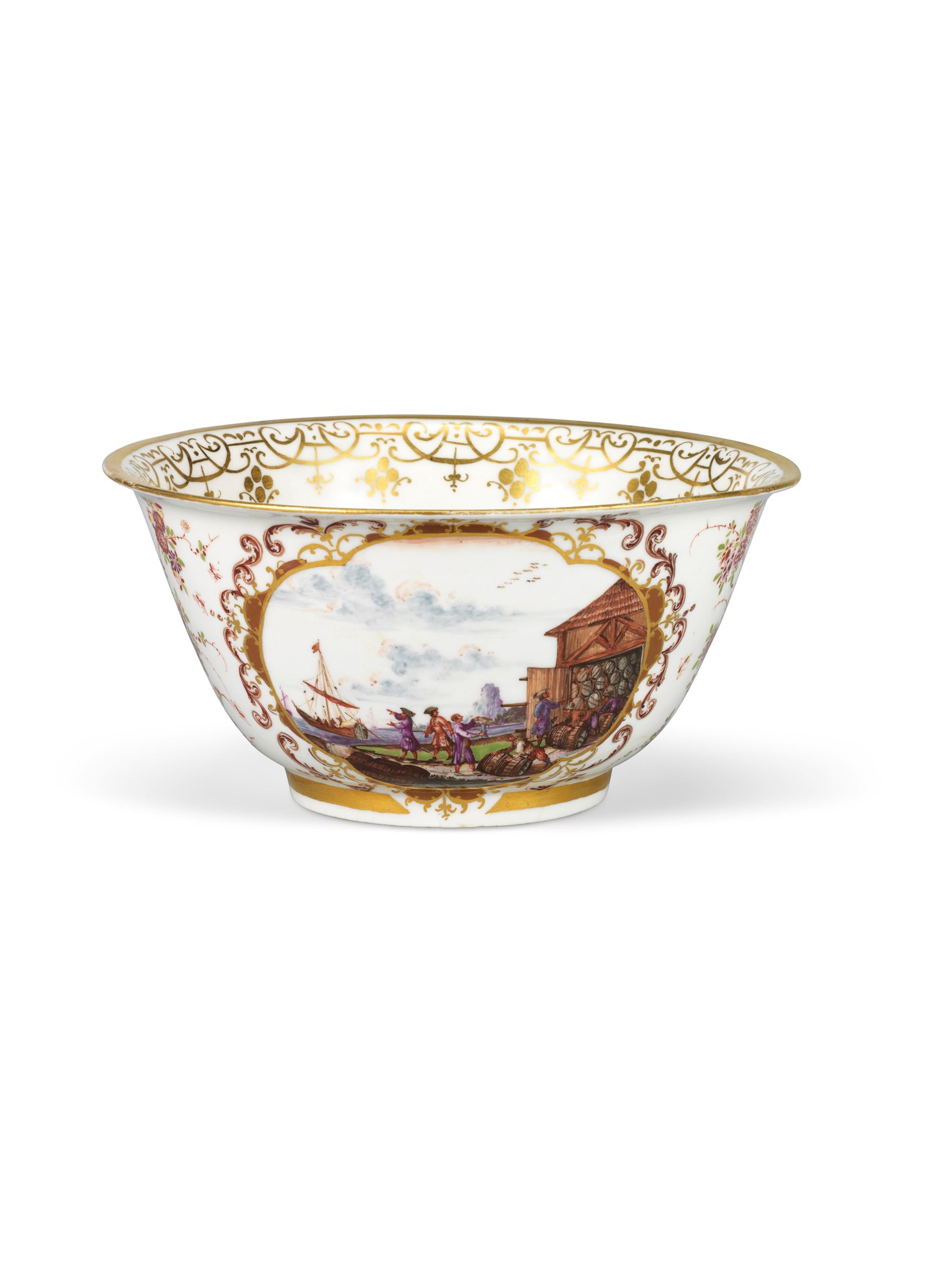 A MEISSEN PORCELAIN CHINOISERIE SLOP-BOWL, CIRCA 1724 | Christie's