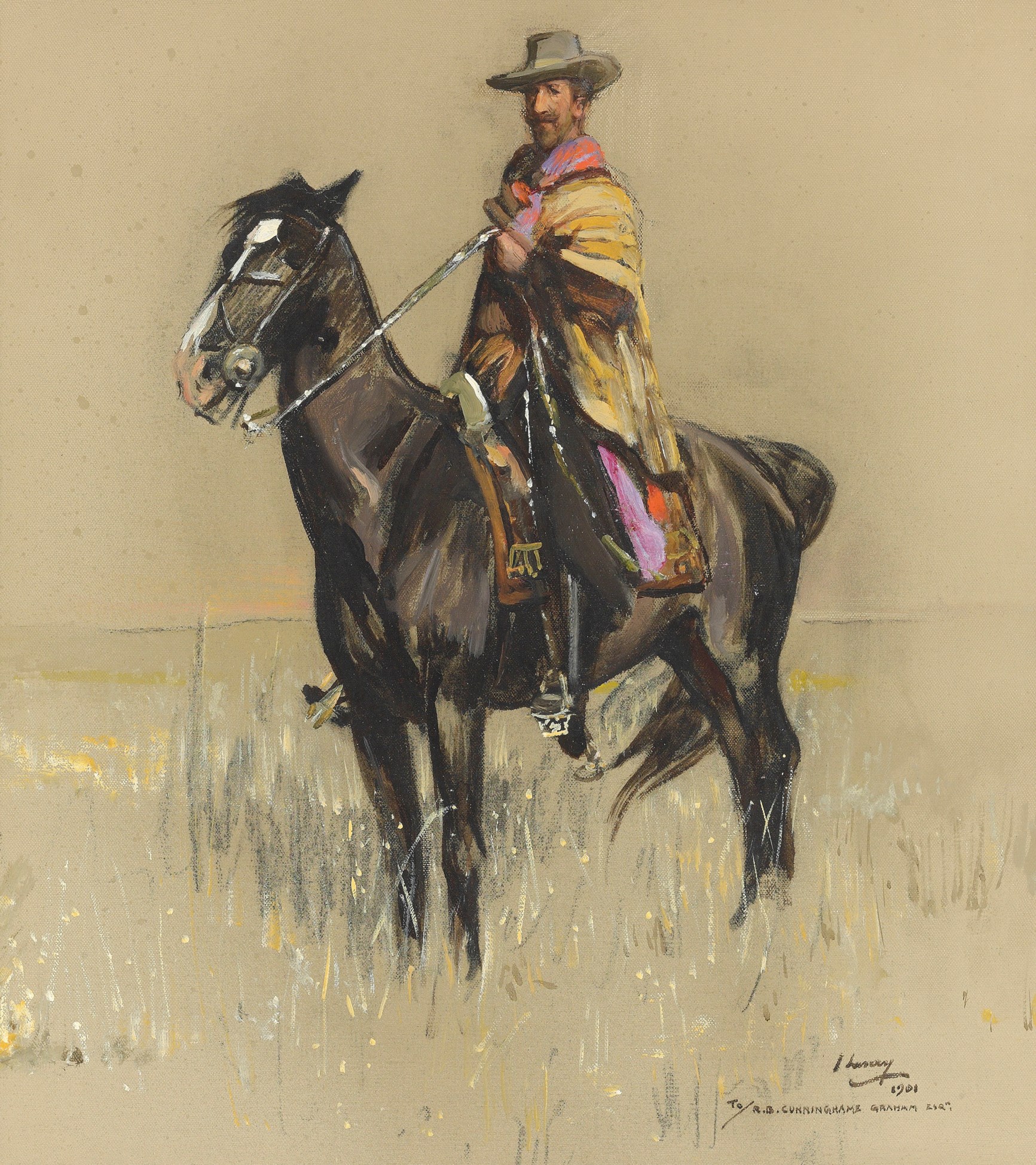 Sir John Lavery, R.A., R.S.A., R.H.A. (1856-1941), 'Don Roberto ...