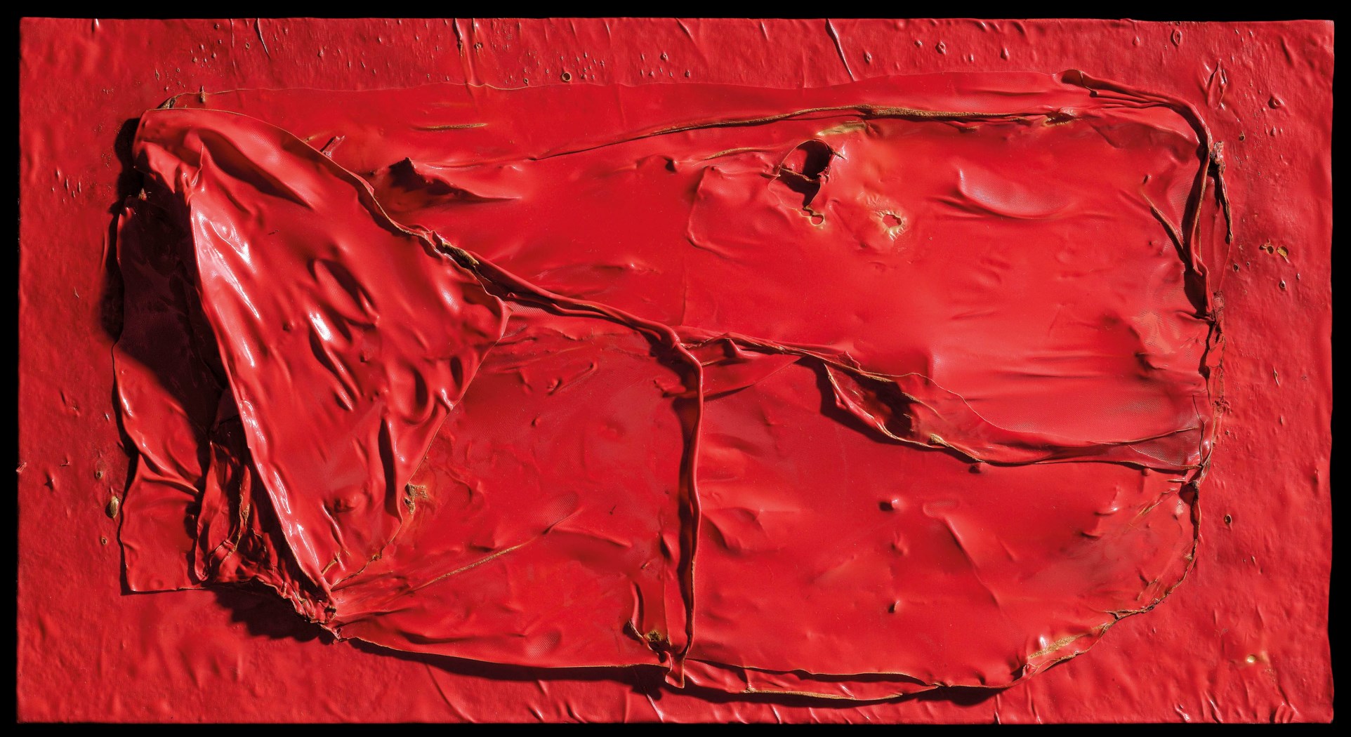 Alberto Burri (1915-1995), Rosso plastica (Plastic Red) | Christie's