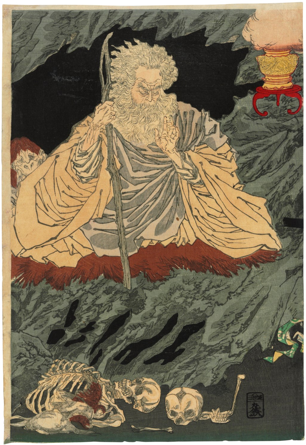 TSUKIOKA YOSHITOSHI (1839–1892), Ghosts Appearing in Shirazunoyabu ...
