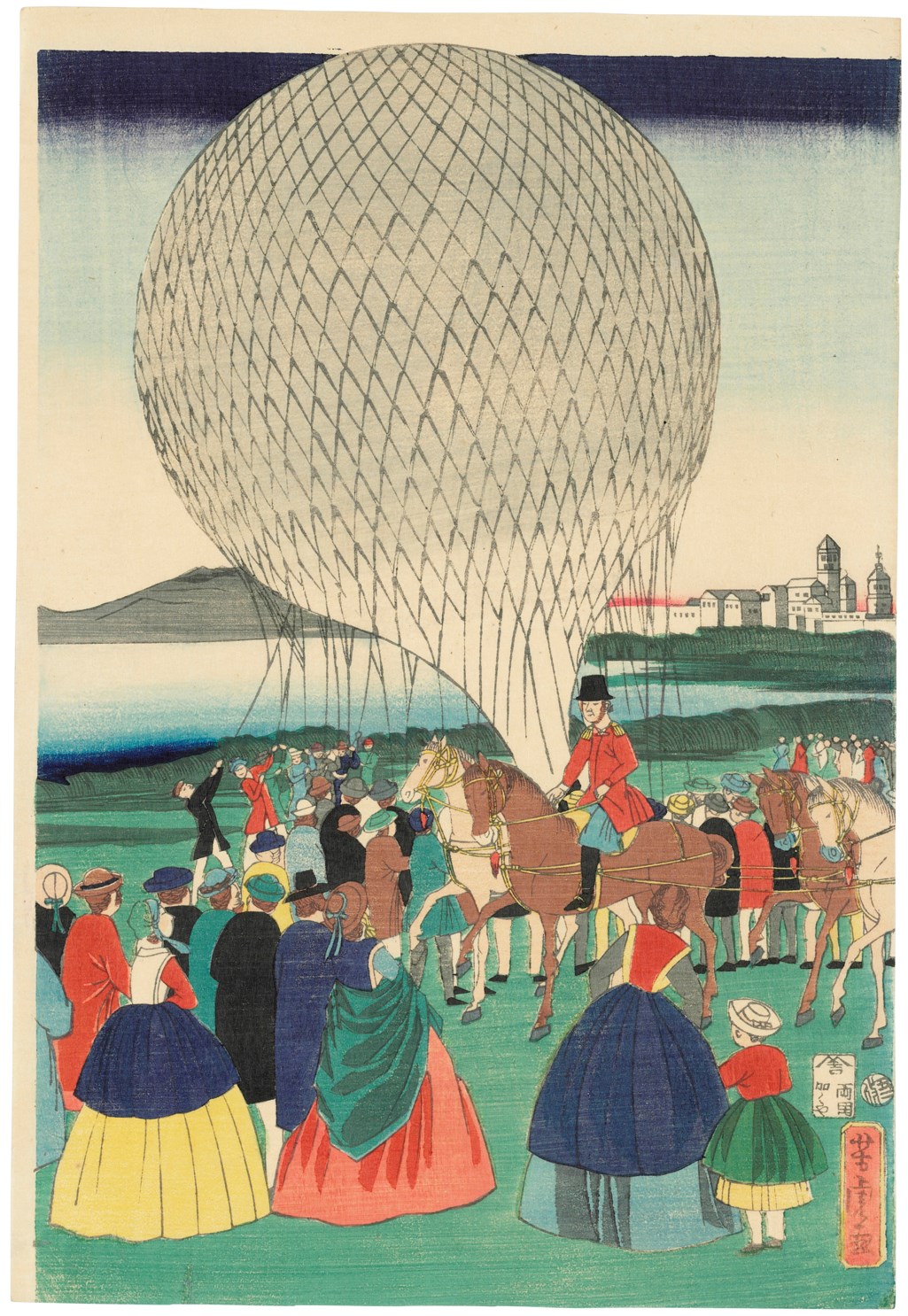 UTAGAWA YOSHITORA (ACTIVE CIRCA 1850-1870), America (Amerika koku ...