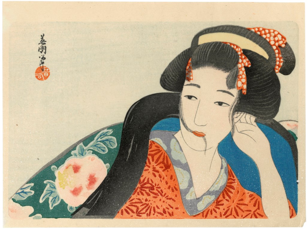 KIKUCHI KEIGETSU (1879-1955)EIHO HIREZAKI (1880-1968)TOMIOKA EISEN ...