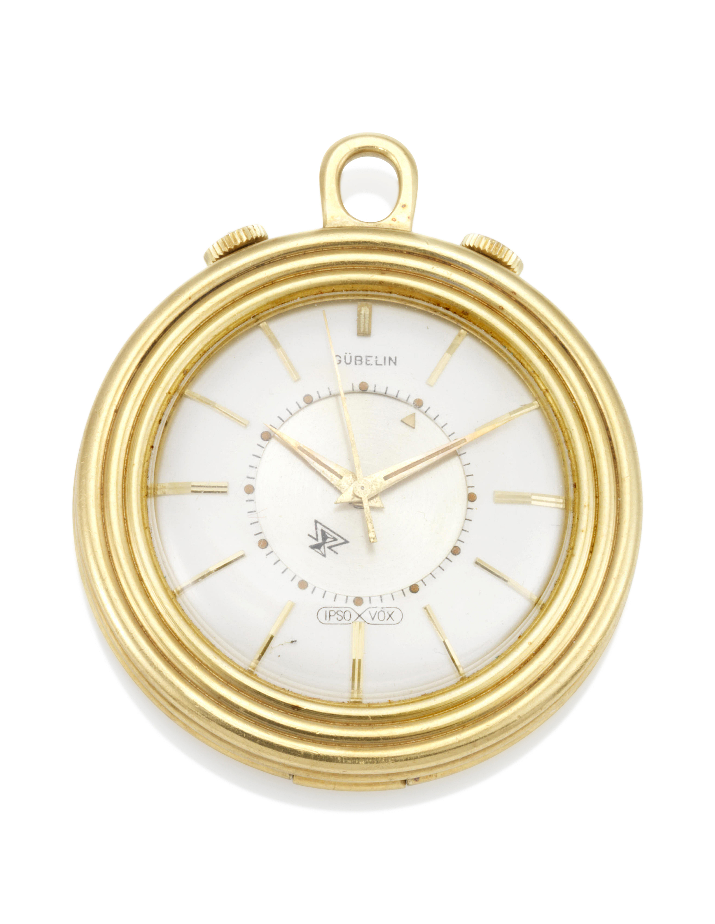 A PENDANT/TRAVEL ALARM IPSO VOX WATCH, BY GUBELIN, CIRCA 1950, | Christie’s