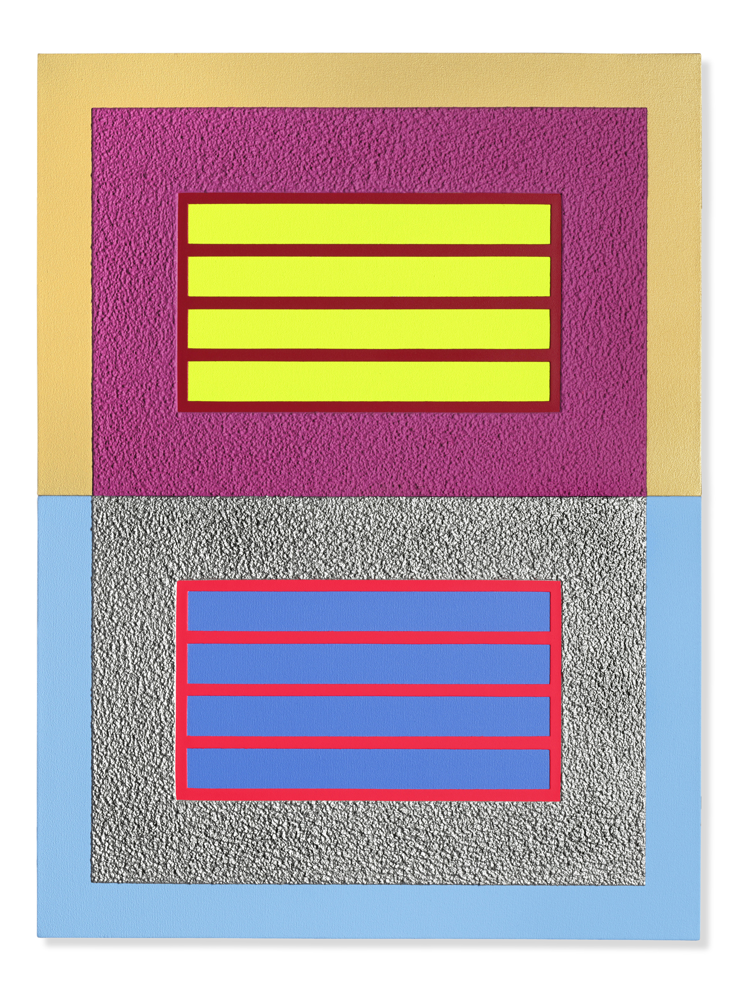 Peter Halley (B. 1953), Rose Prison over Silver Prison | Christie’s