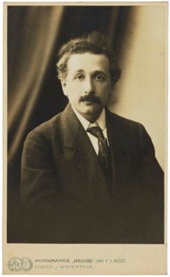 Portrait of a reluctantly famous scientist, Zurich, c.1919 | Christie’s