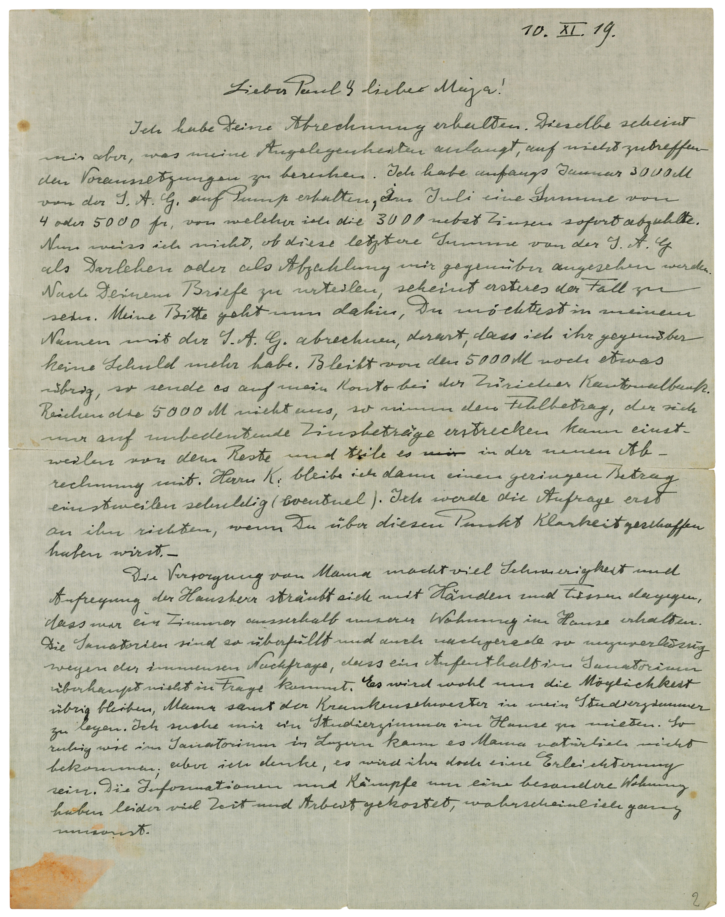 albert einstein mum letter