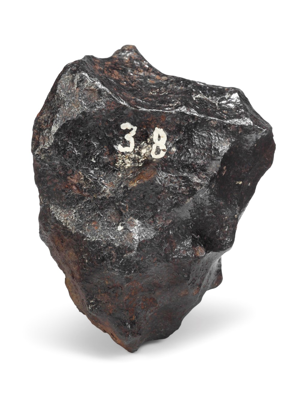 A COMPLETE CANYON DIABLO METEORITE, Iron — Coarse octahedrite IAB-MG ...