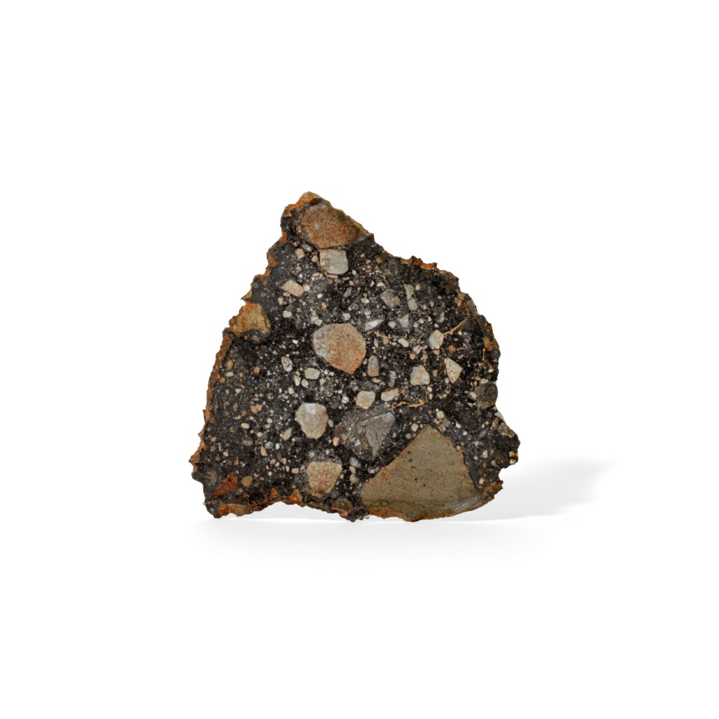 A COMPLETE SLICE OF LUNAR METEORITE NWA 11407, Moon Rock – feldspathic ...