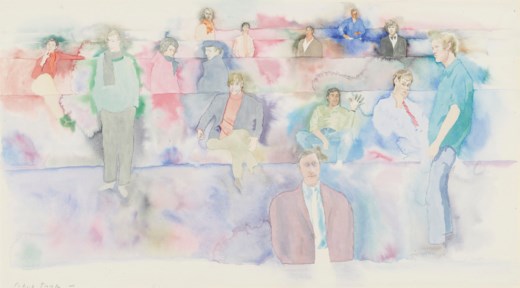 PATRICK PROCKTOR, R.A. (1936-2003), Students at Yale | Christie’s