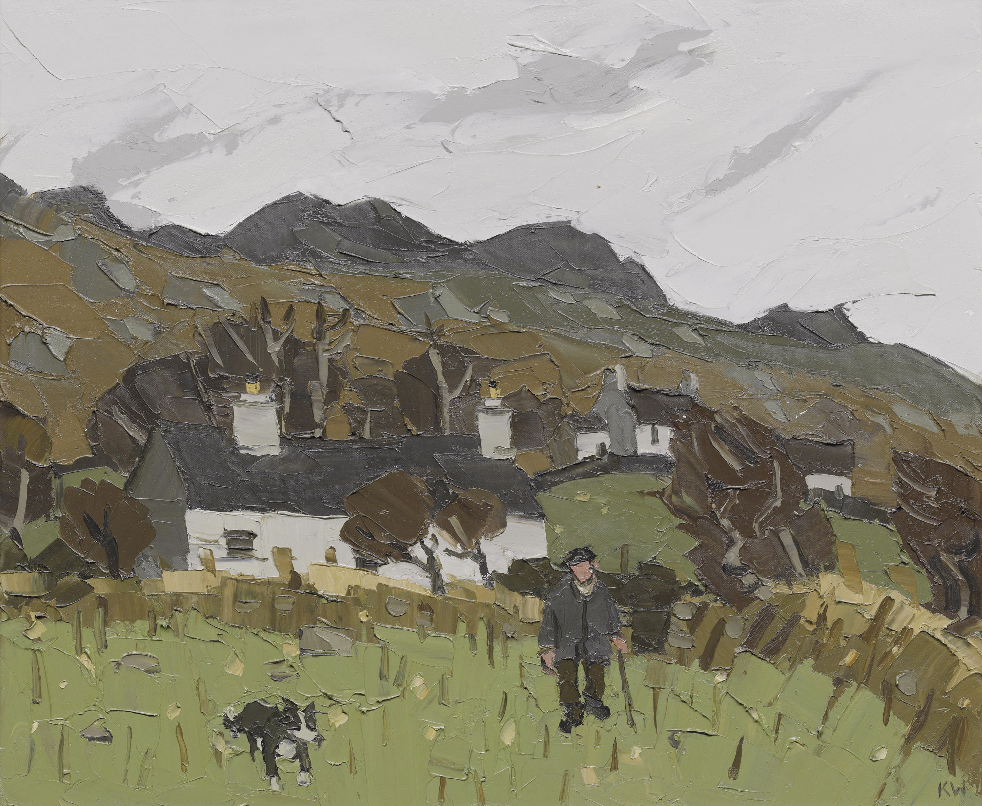 SIR KYFFIN WILLIAMS, R.A. (1918-2006), Farm at Strumble | Christie’s