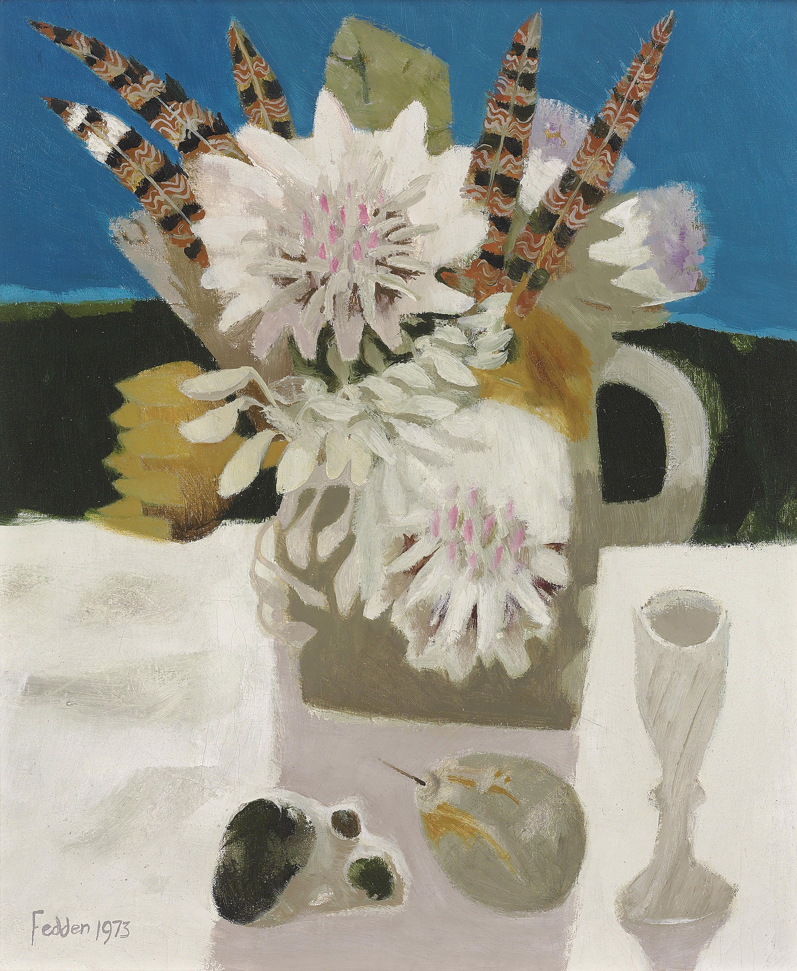 MARY FEDDEN, R.A. (1915-2012), Feathers | Christie’s