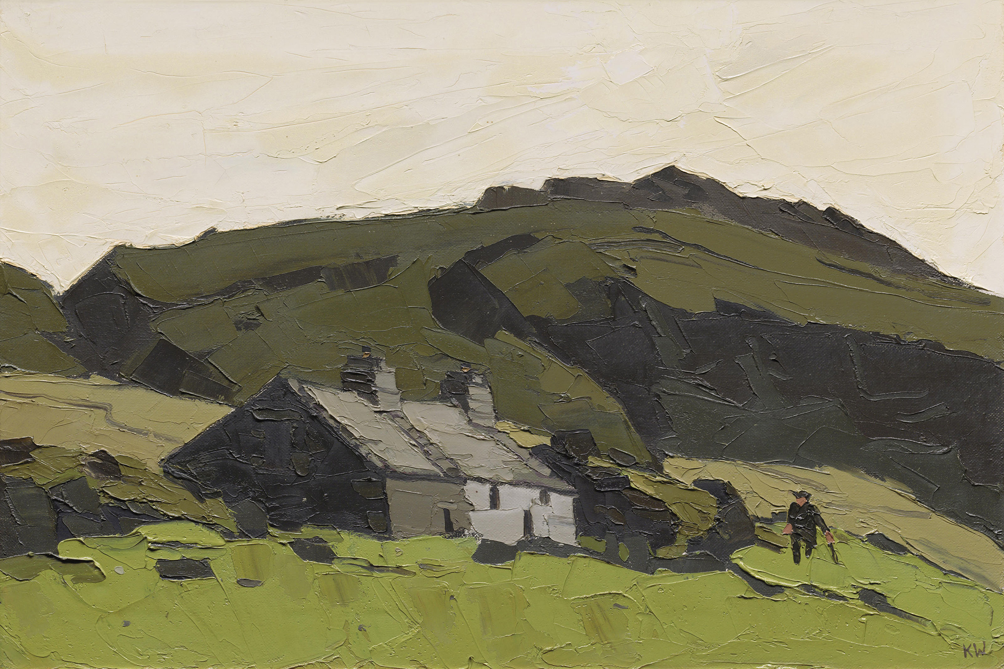 SIR KYFFIN WILLIAMS, R.A. (1918-2006), Farm near Llanllyfini | Christie’s