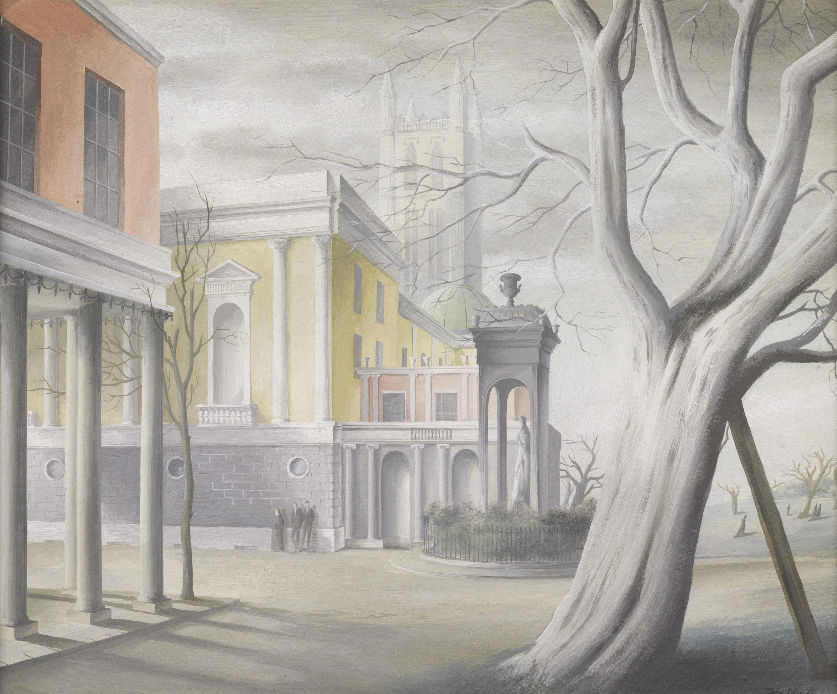 FELIX KELLY (1914-1994), Figures in a street | Christie’s