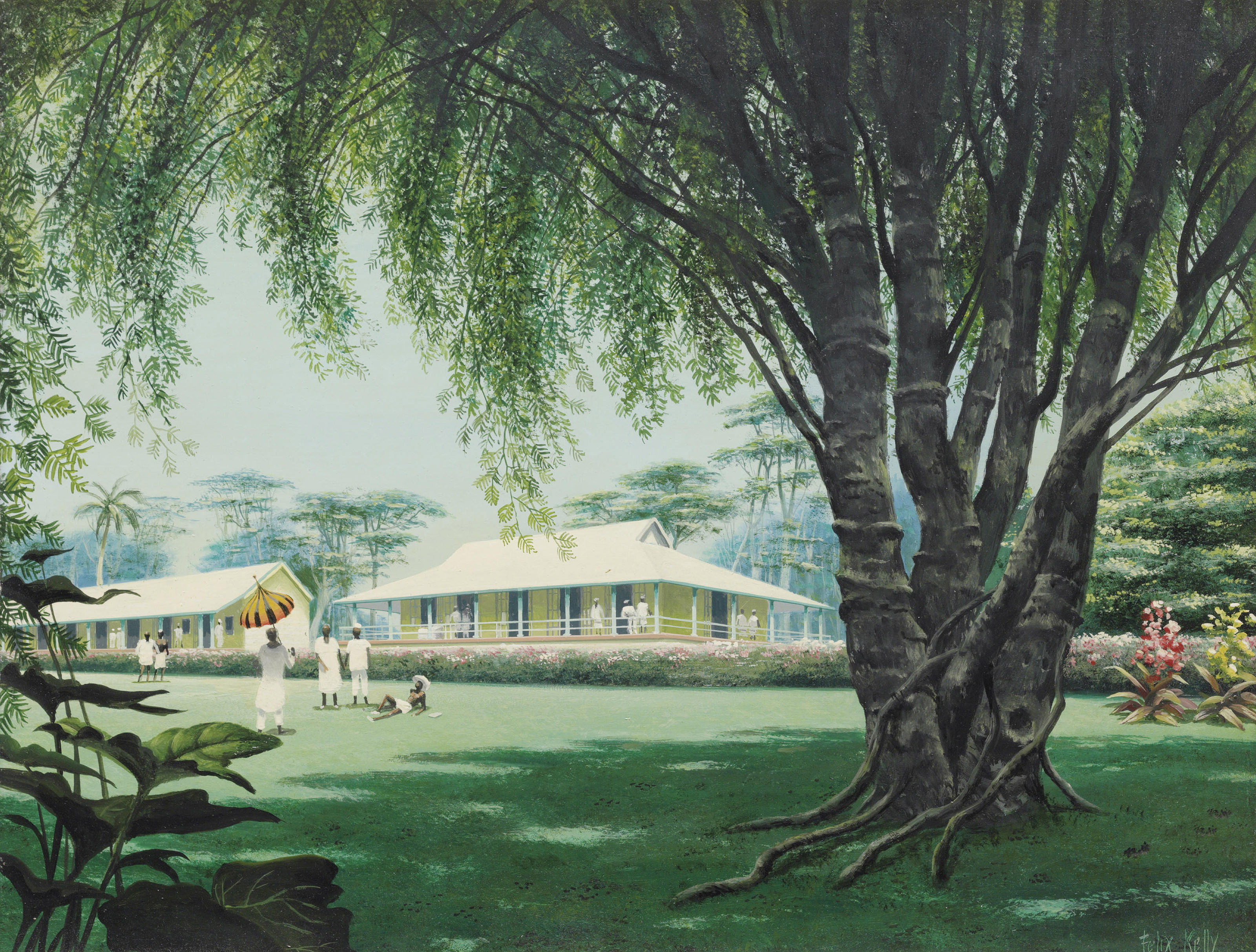 FELIX KELLY (1916-1994), In the garden | Christie’s