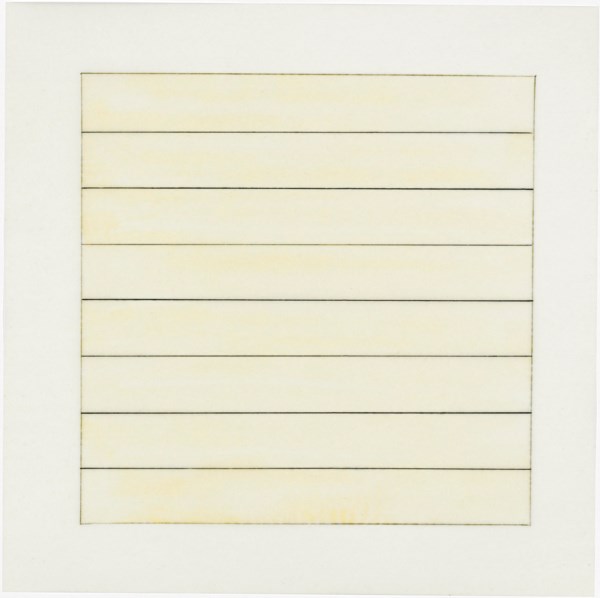 AGNES MARTIN (1912-2004), Paintings and Drawings 1974-1990 | Christie’s