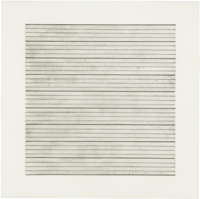 AGNES MARTIN (1912-2004), Paintings and Drawings 1974-1990 | Christie’s