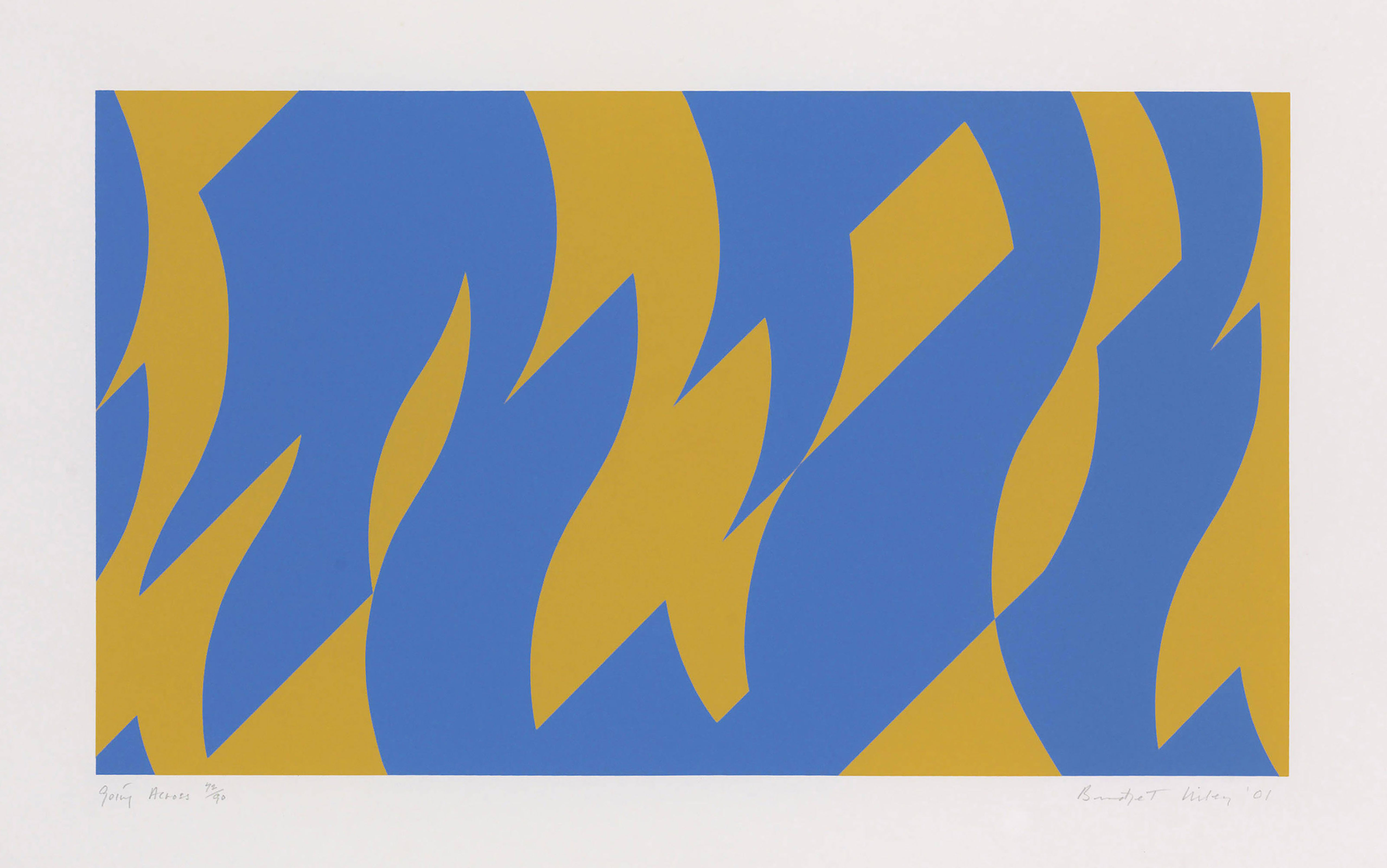 BRIDGET RILEY (B. 1931), Going Across | Christie’s