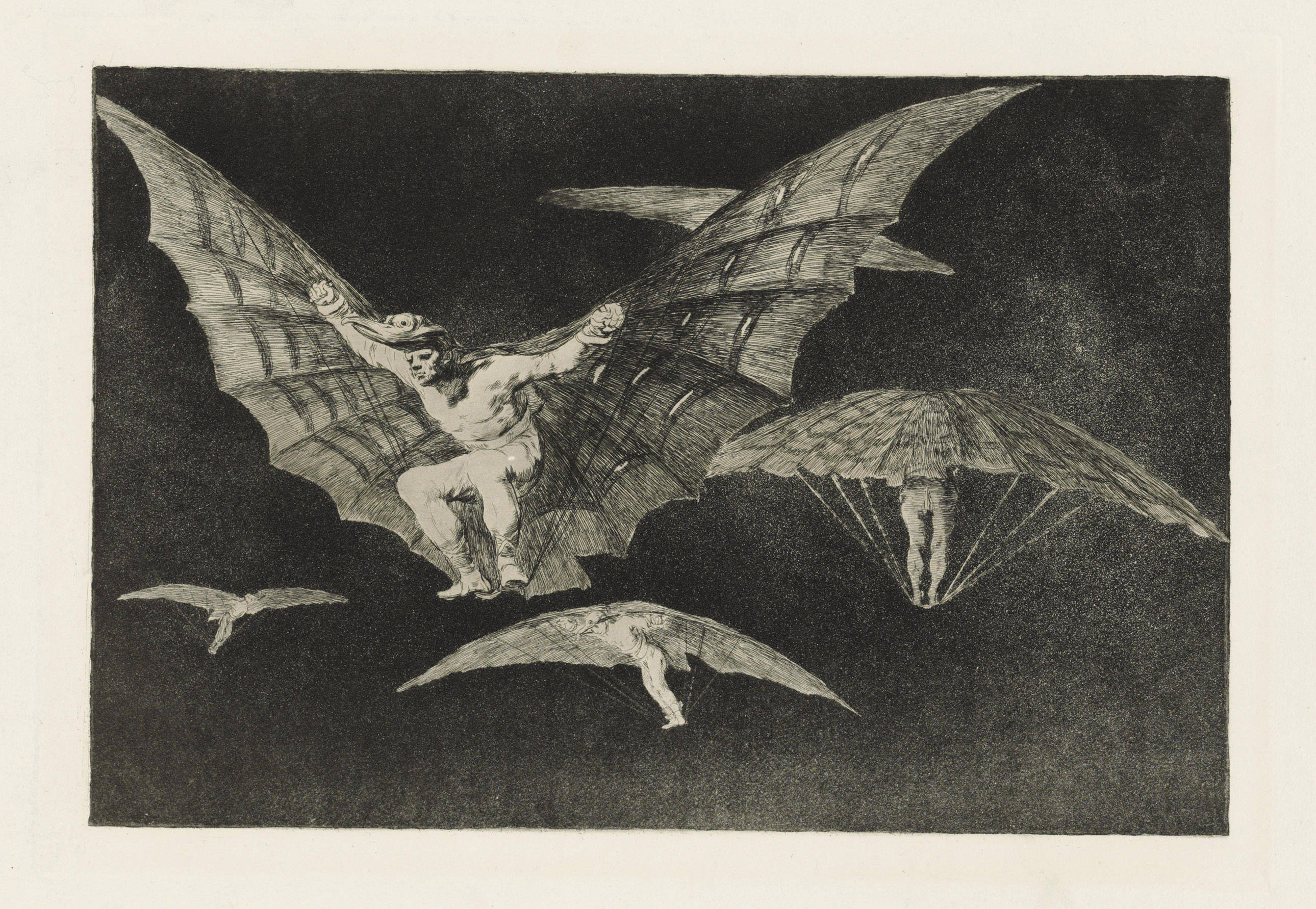 FRANCISCO DE GOYA Y LUCIENTES (1746-1828), Modo de Volar, from: Los ...