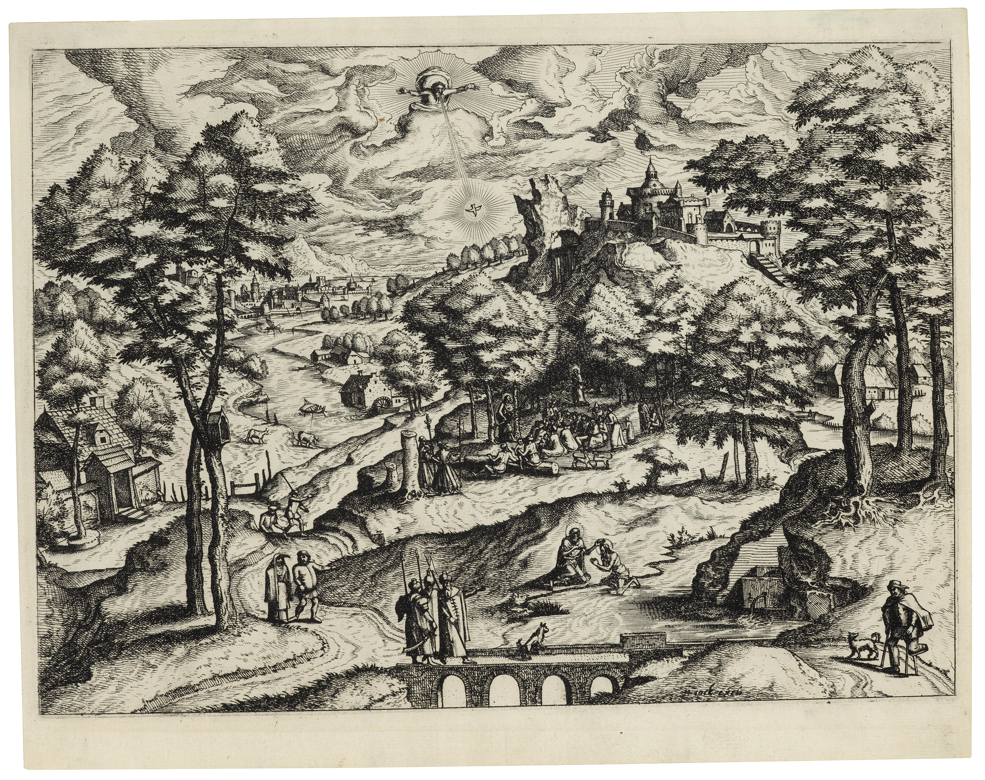 JOHANNES VAN DOETECUM & VARIOUS ARTISTS, A Group of three Etchings ...