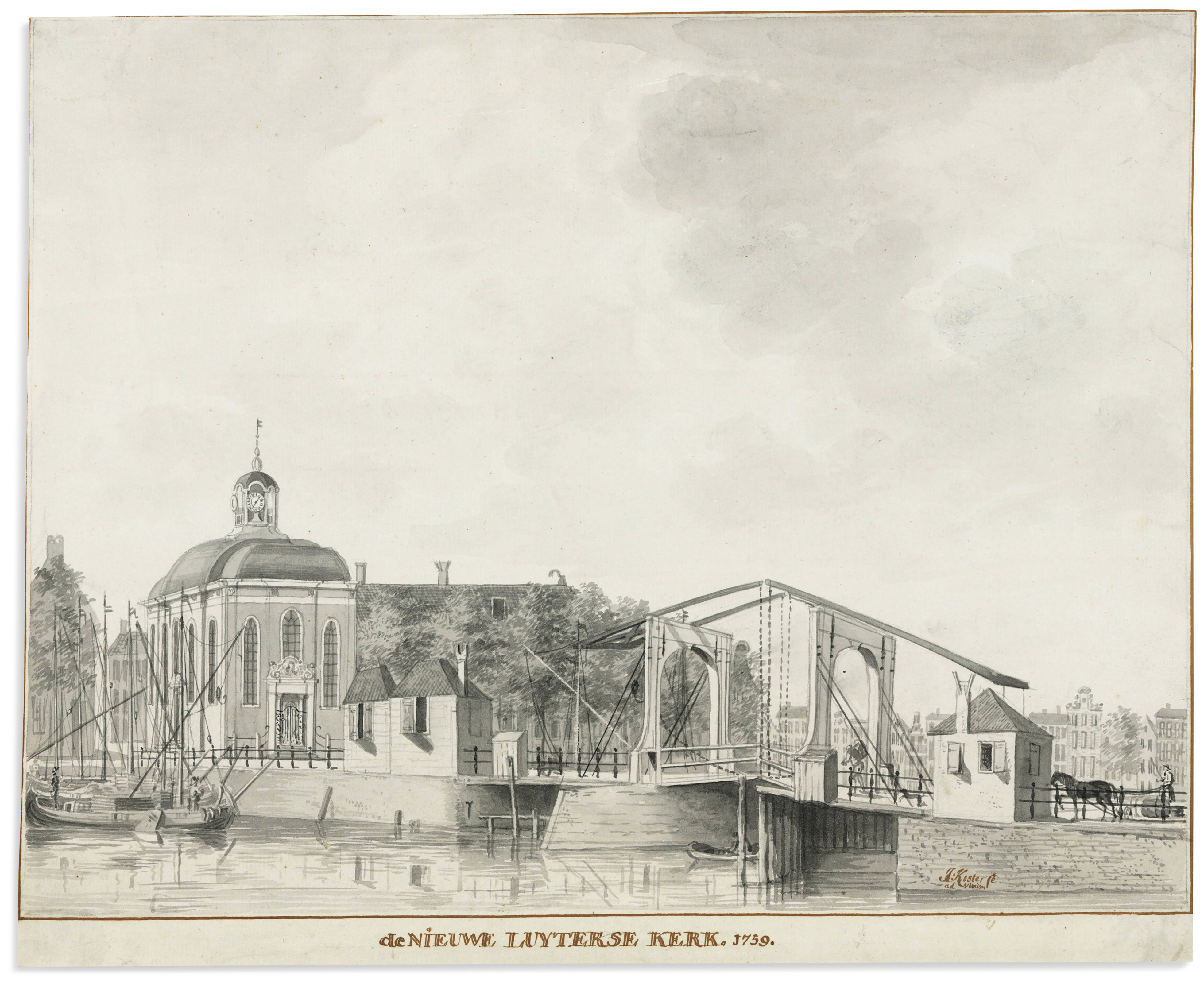 JACOBUS KOSTER (1756-1762), The new Lutheran Church, Rotterdam | Christie’s
