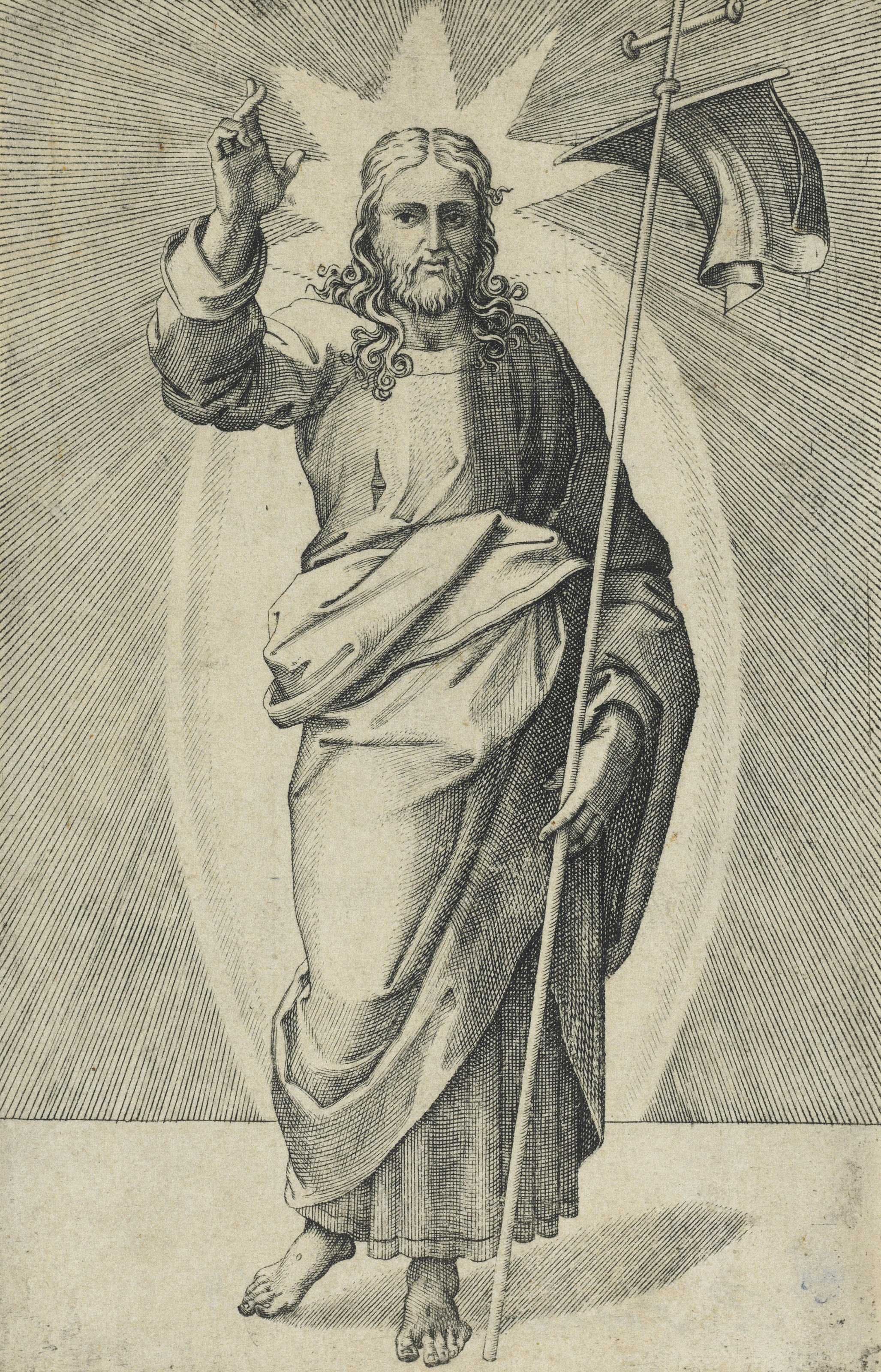 MARCANTONIO RAIMONDI (1480-1534) AFTER RAPHAEL (1483-1520), Christ and ...