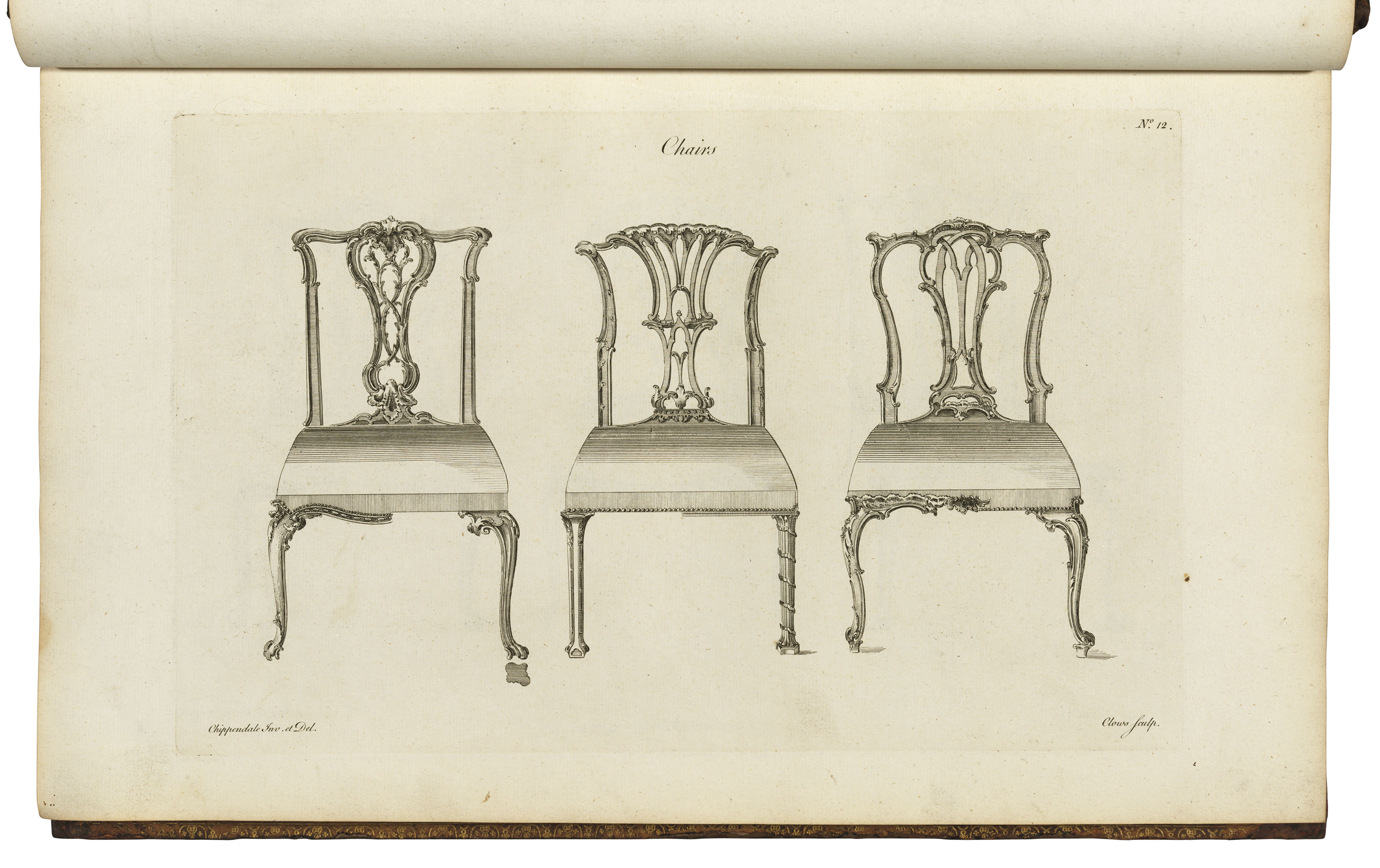 CHIPPENDALE, Thomas (1718-1779). The Gentleman and Cabinet-Maker's ...