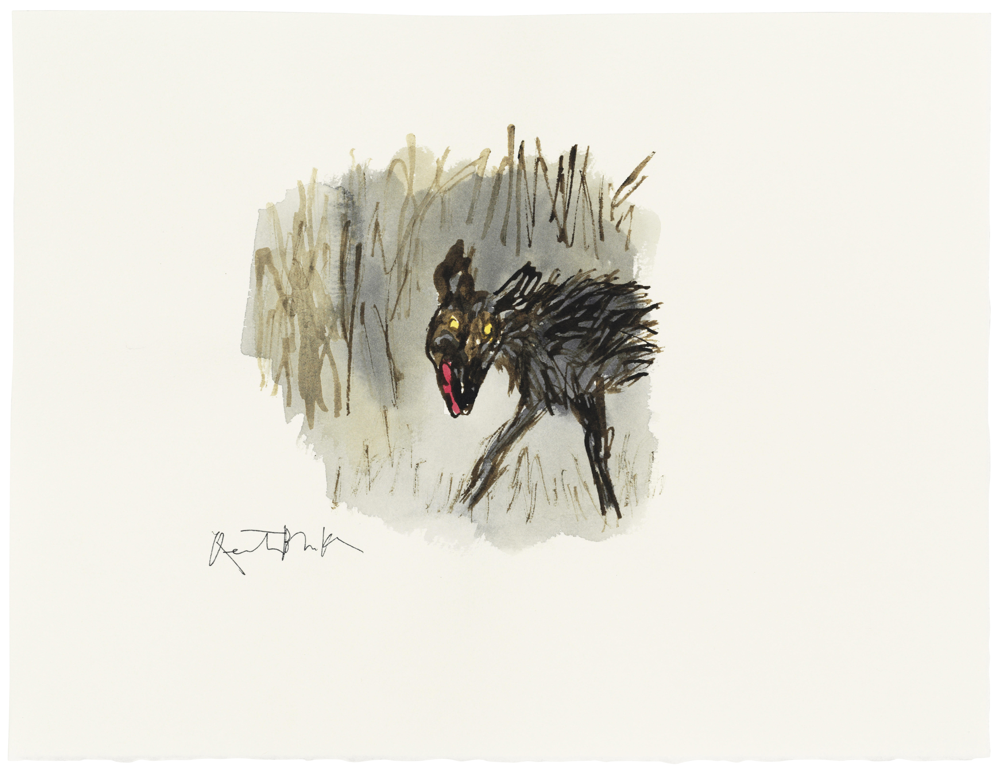 Quentin Blake (b. 1932), Feral dog | Christie’s