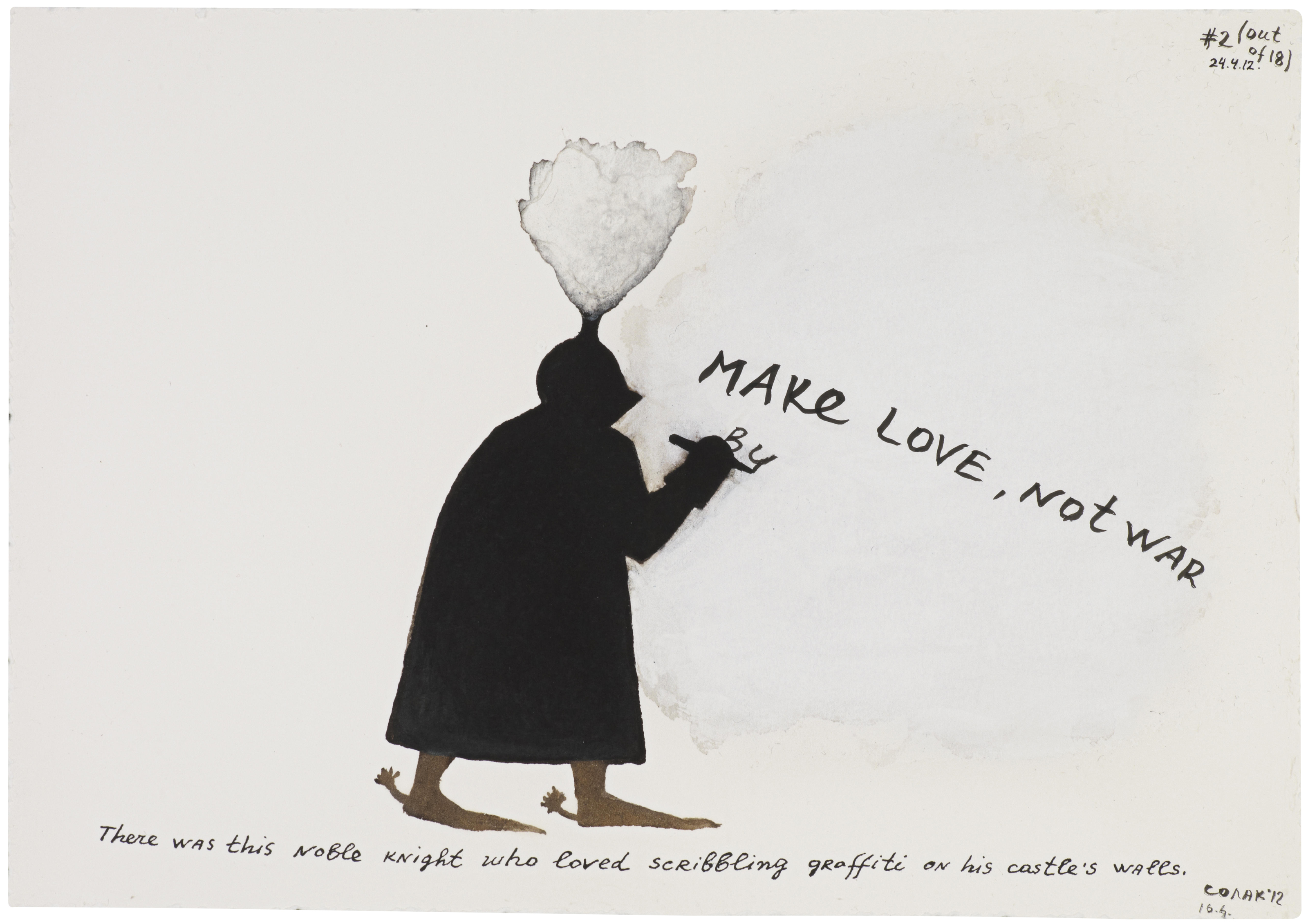 NEDKO SOLAKOV (B. 1957), Knight's Graffiti | Christie’s