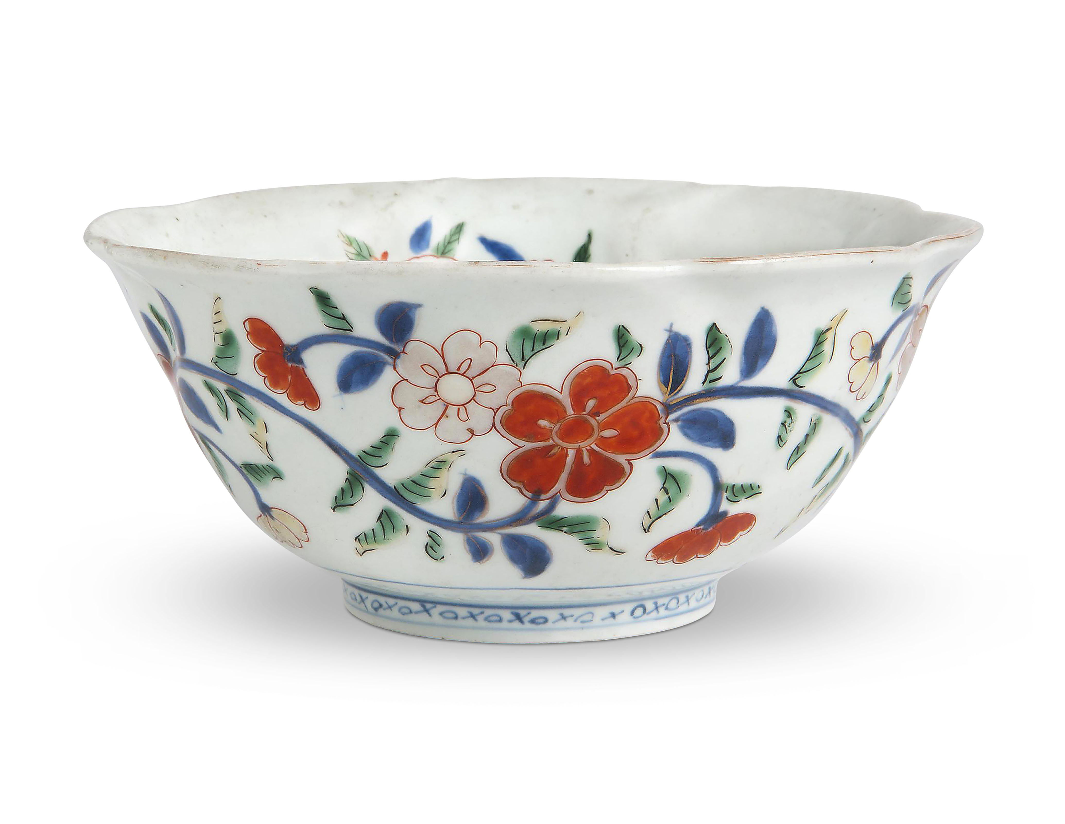 A JAPANESE ARITA MOULDED BOWL, EDO PERIOD (LATE 17TH-EARLY 18TH CENTURY ...