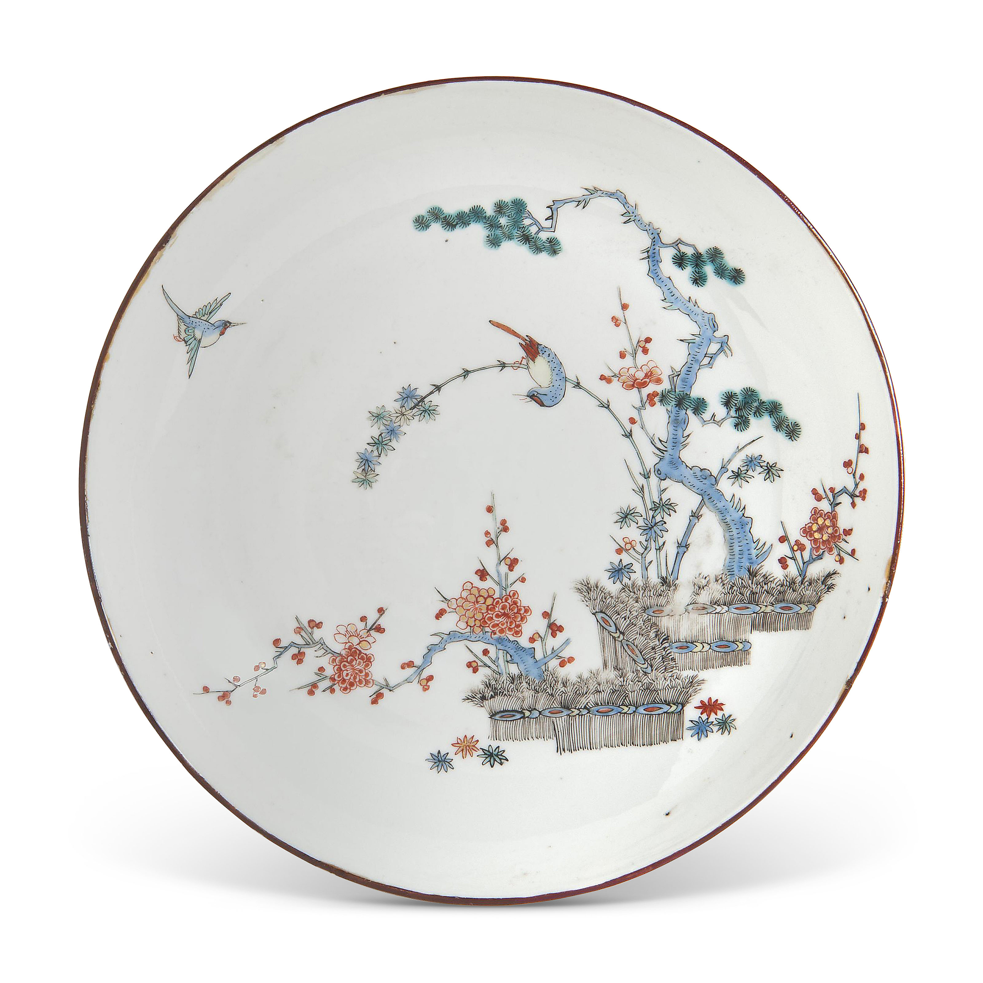 Kakiemon Style A Pair Of Chinese Dutch Decorated Kakiemon Style