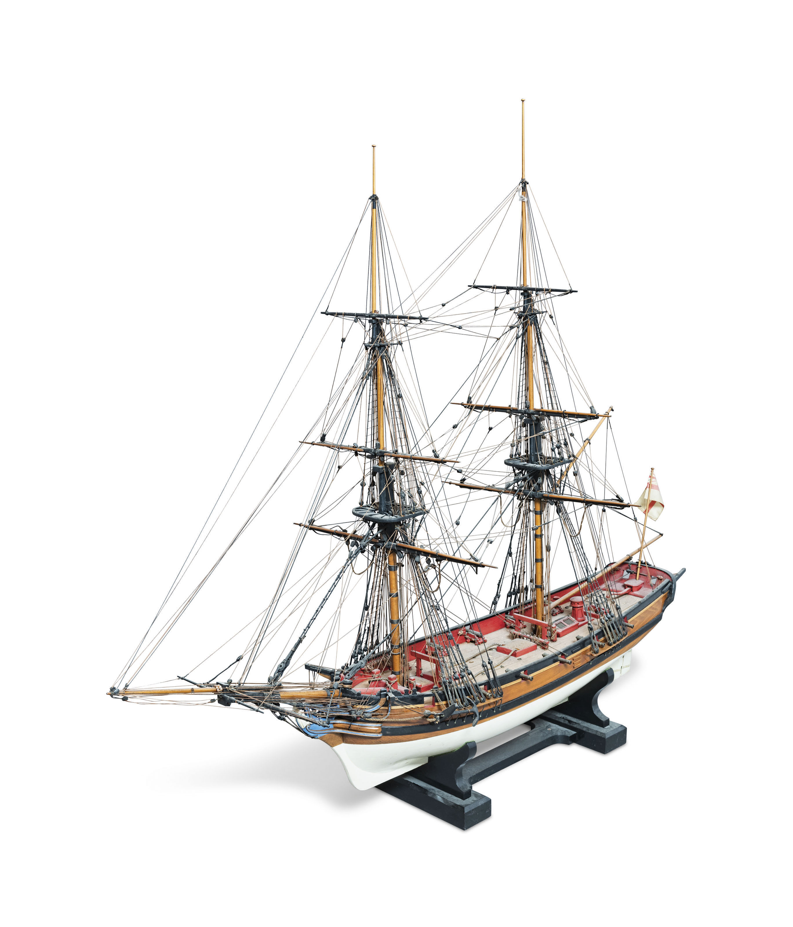 A SCALE MODEL OF H.M. BRIG ALERT