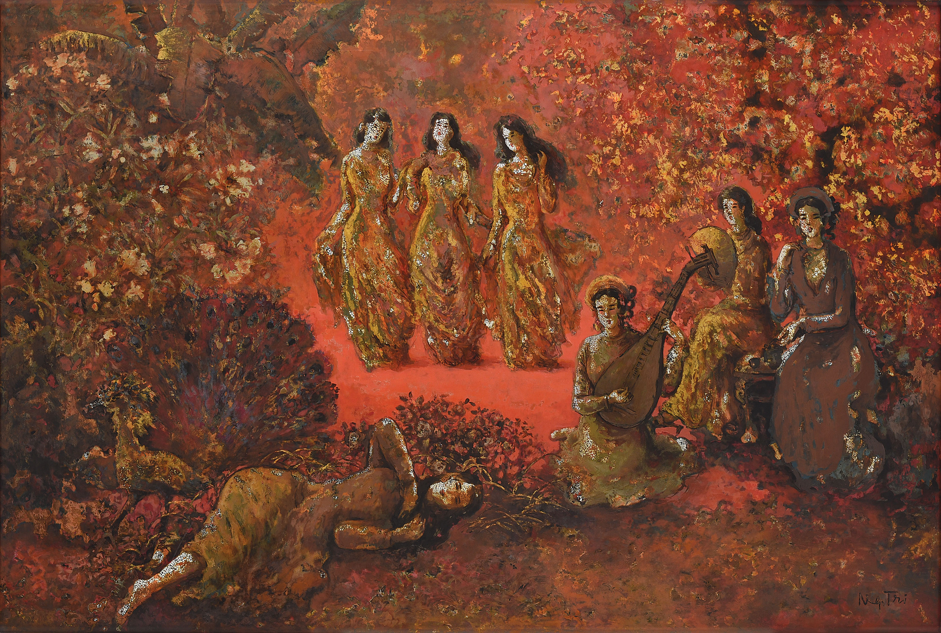 NGUYEN GIA TRI (VIETNAM, 1908-1993) , Vietnamese Ladies | Christie's