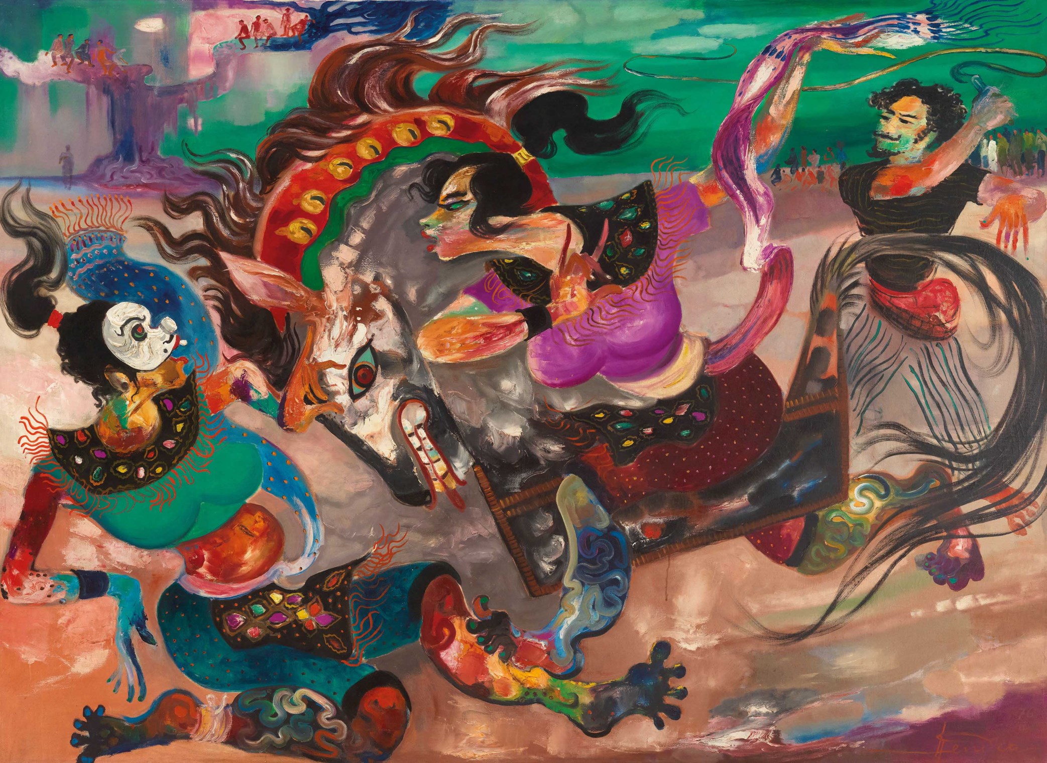 HENDRA GUNAWAN (INDONESIA, 1918-1983), Kuda Lumping | Christie's