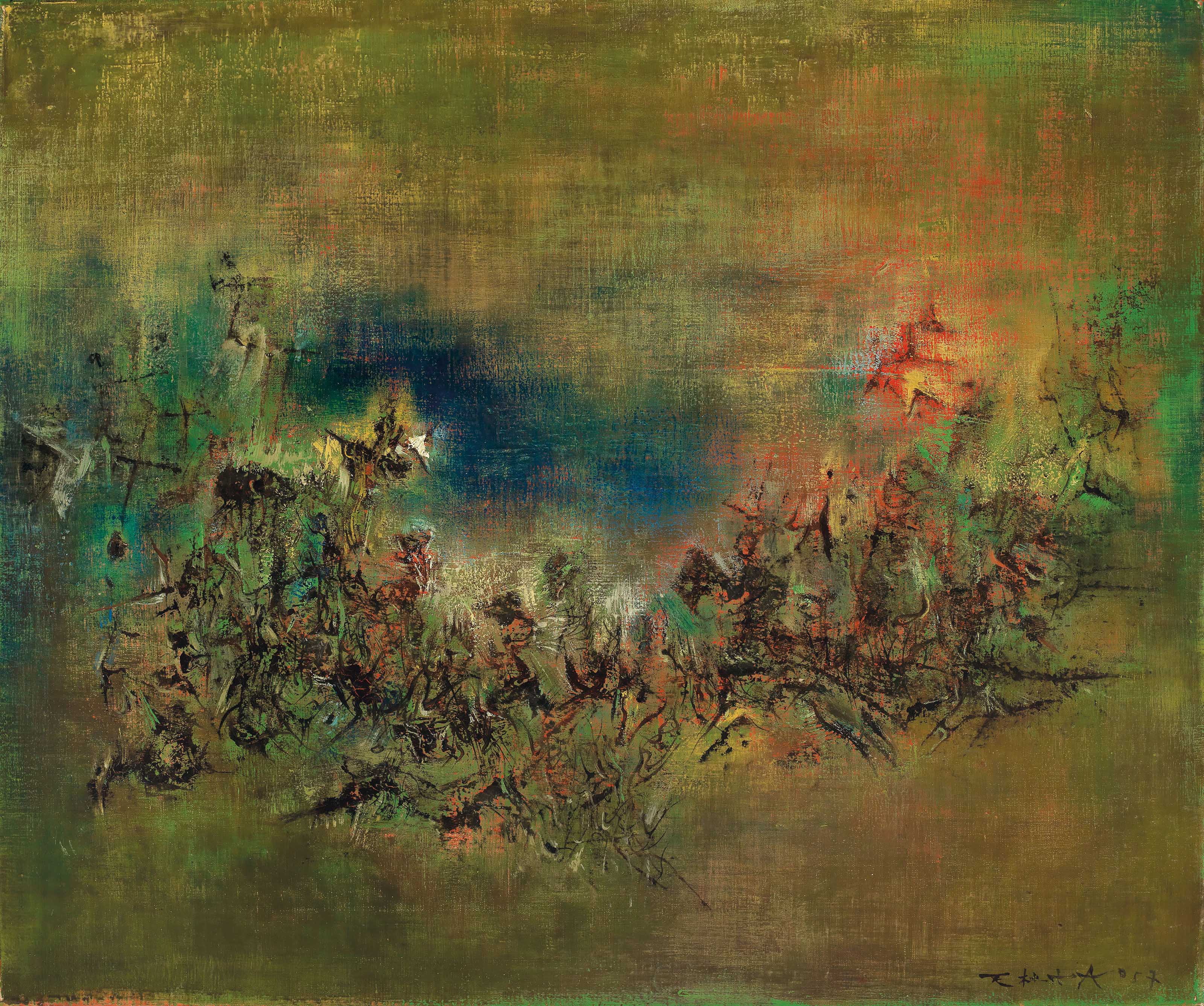 ZAO WOU-KI (ZHAO WUJI, FRANCE/CHINA, 1920-2013) , Untitled | Christie's