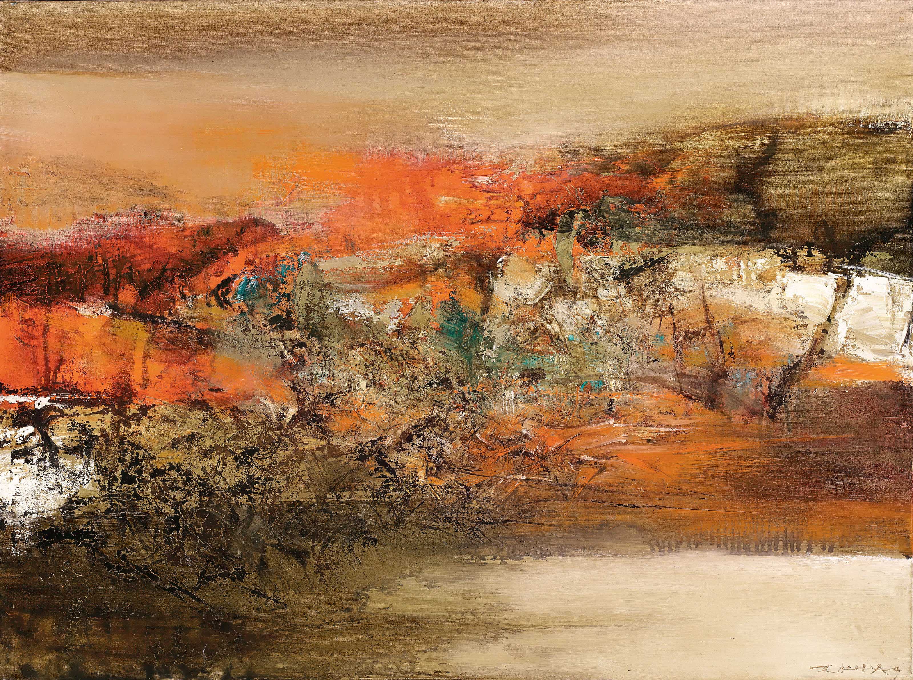 ZAO WOU-KI (ZHAO WUJI, FRANCE/CHINA, 1920-2013) , 09.01.70 | Christie's