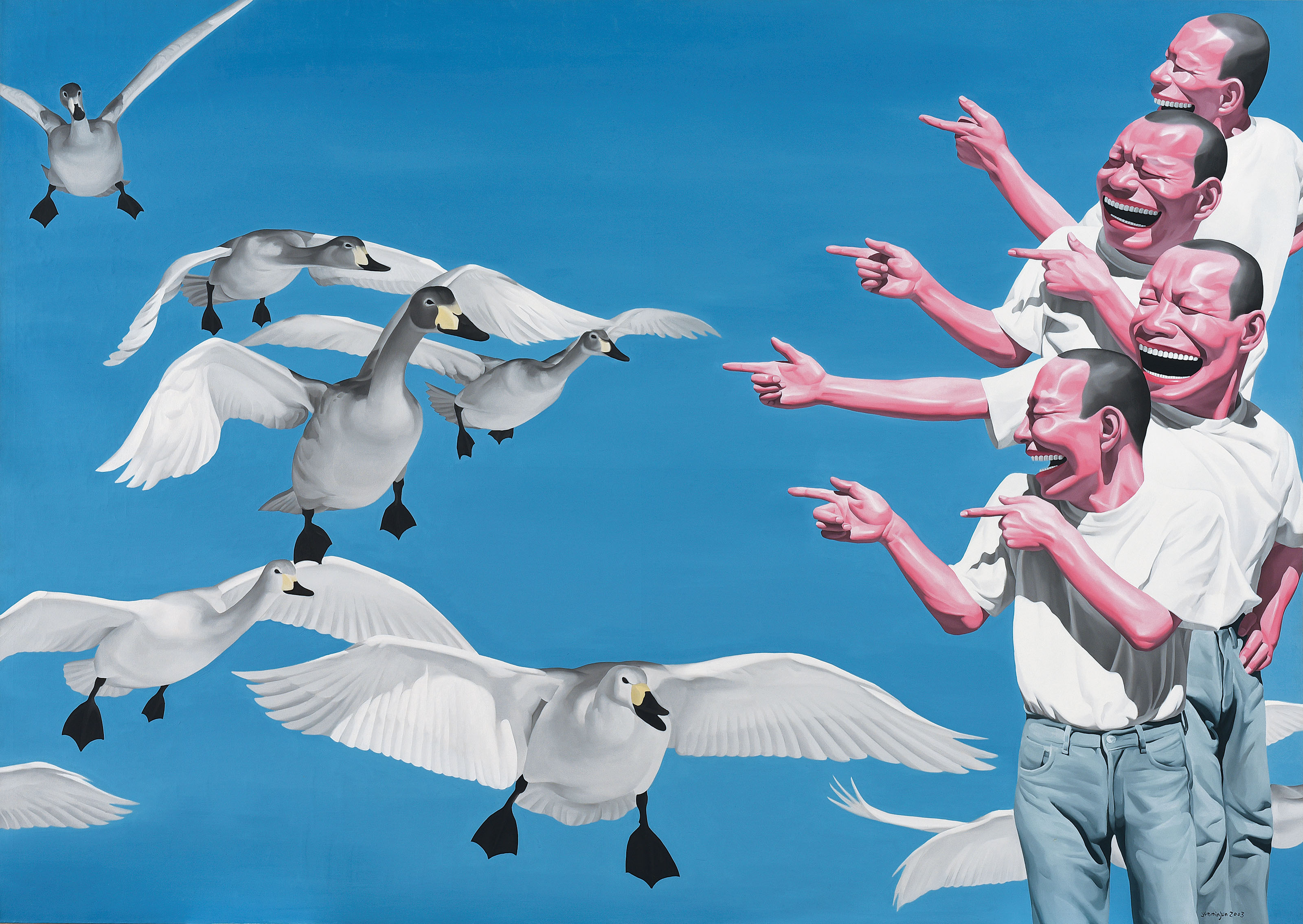 YUE MINJUN (CHINA, B. 1962)