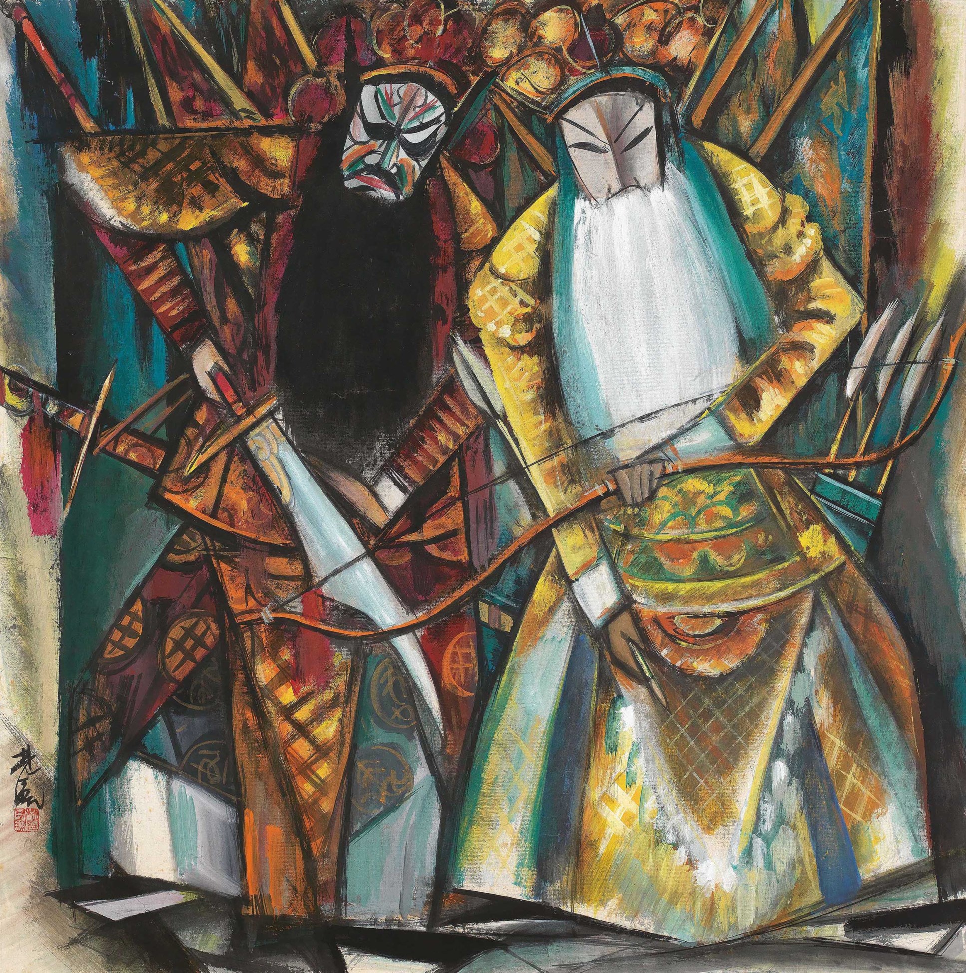 LIN FENGMIAN (CHINA, 1900-1991), Opera Figures | Christie's