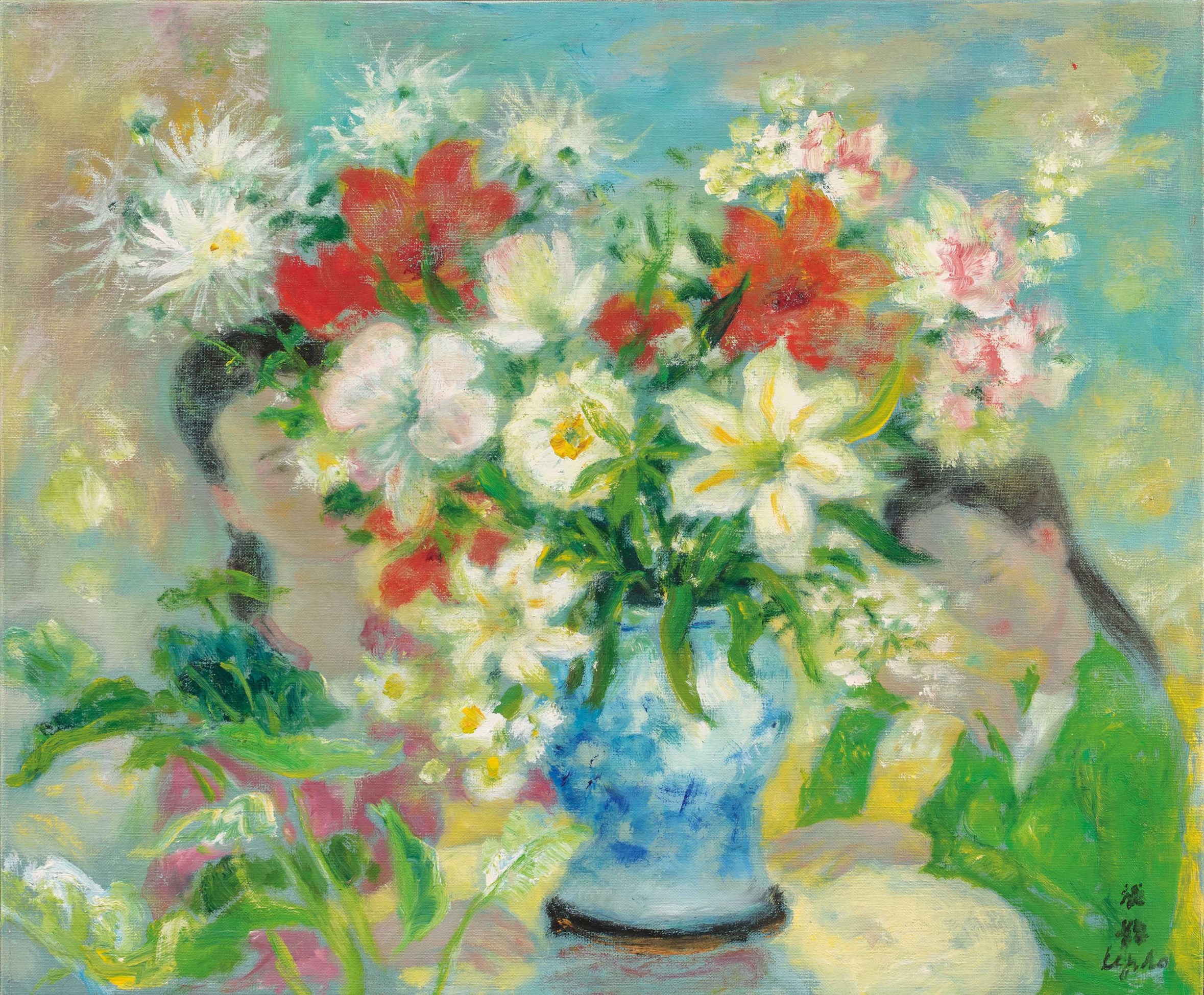 LE PHO (VIETNAM, 1907-2001), Two Girls with Flowers | Christie's