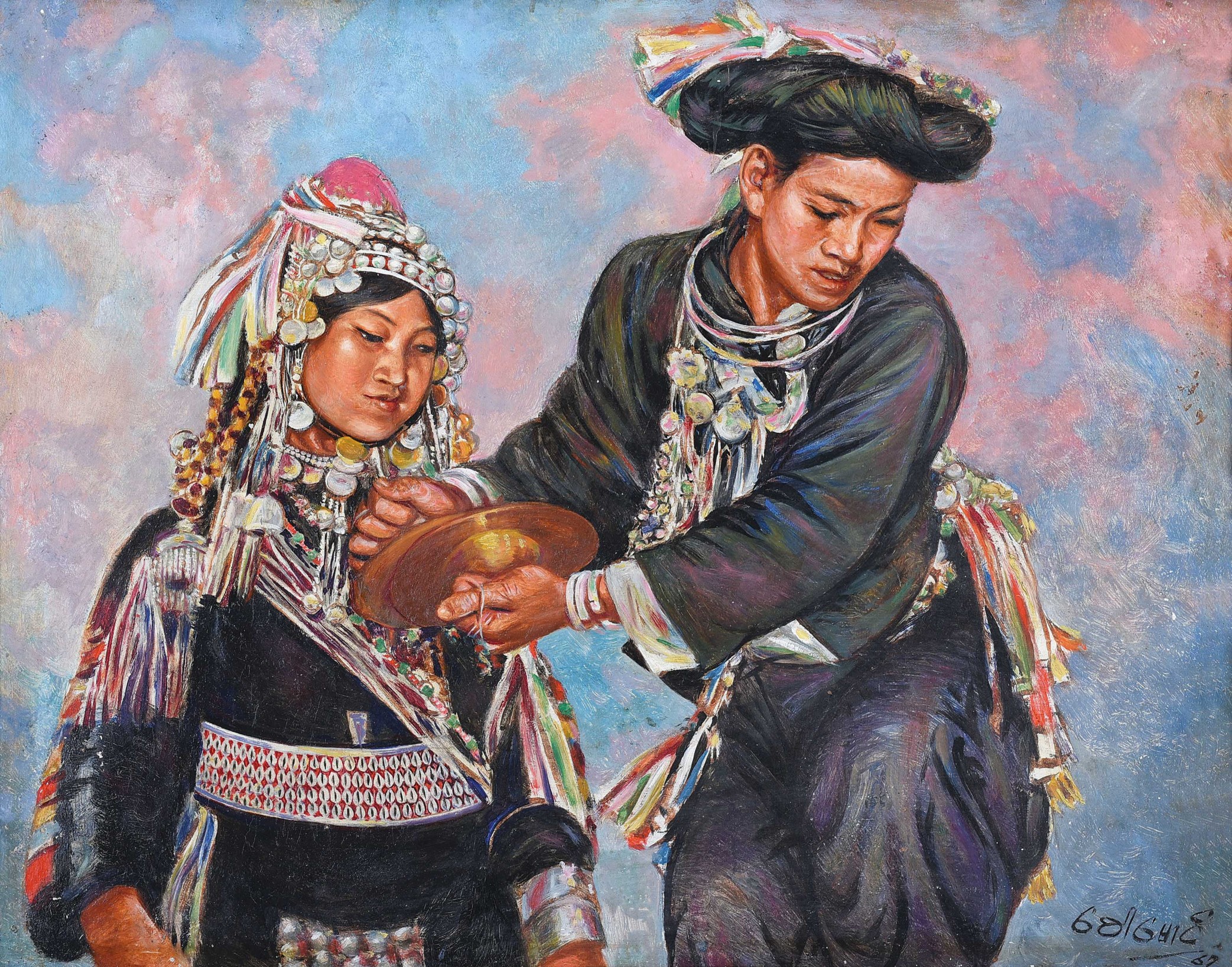 SAW MAUNG (緬甸 ，1901-1967), 阿卡族舞者 | Christie's