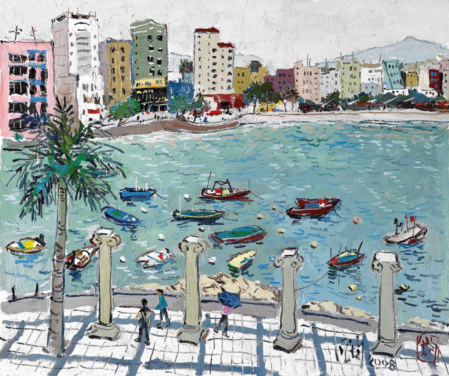 PANG JIUN (PANG JUN, CHINA, B.1936), Landscape of Stanley (Hong Kong ...