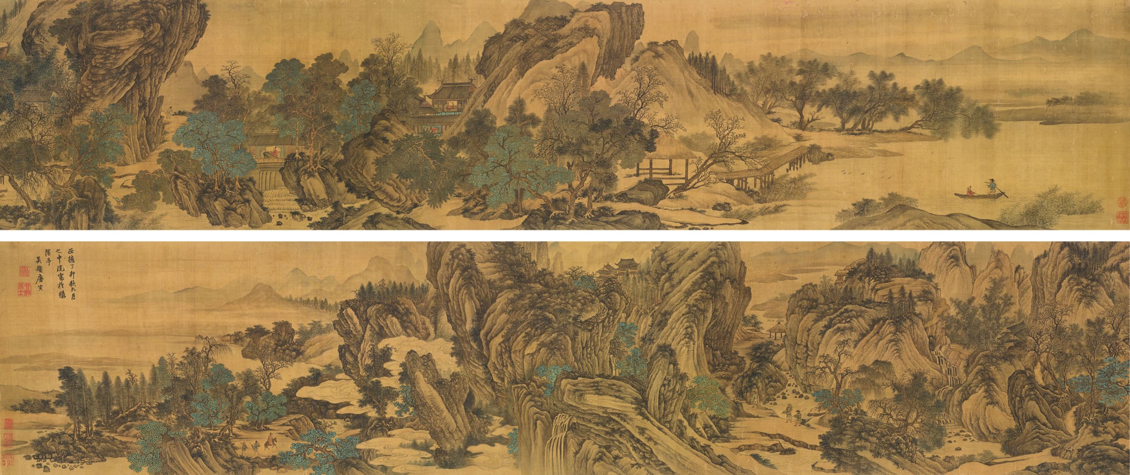 WITH SIGNATURE OF TANG YIN (17TH CENTURY), Landscape in Green | Christie's
